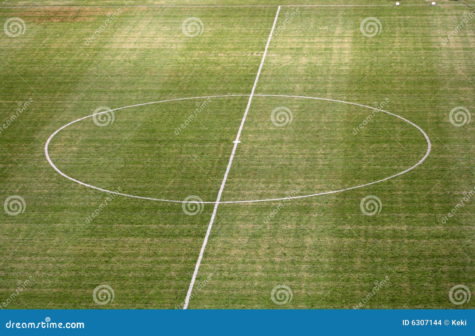 Empty Football / Soccer Pitch Stock Photo - Image of green, goal: 6307144