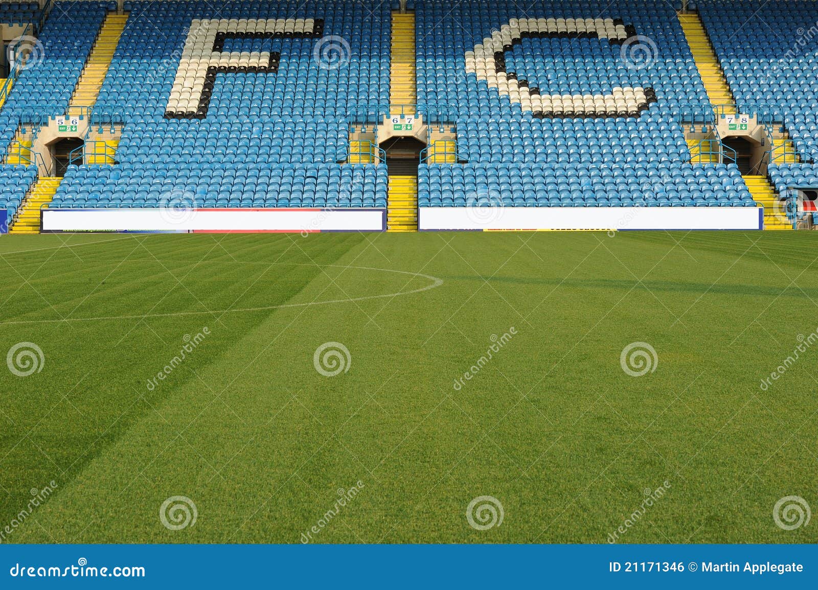 Empty Football Stadium Royalty-Free Stock Image | CartoonDealer.com ...