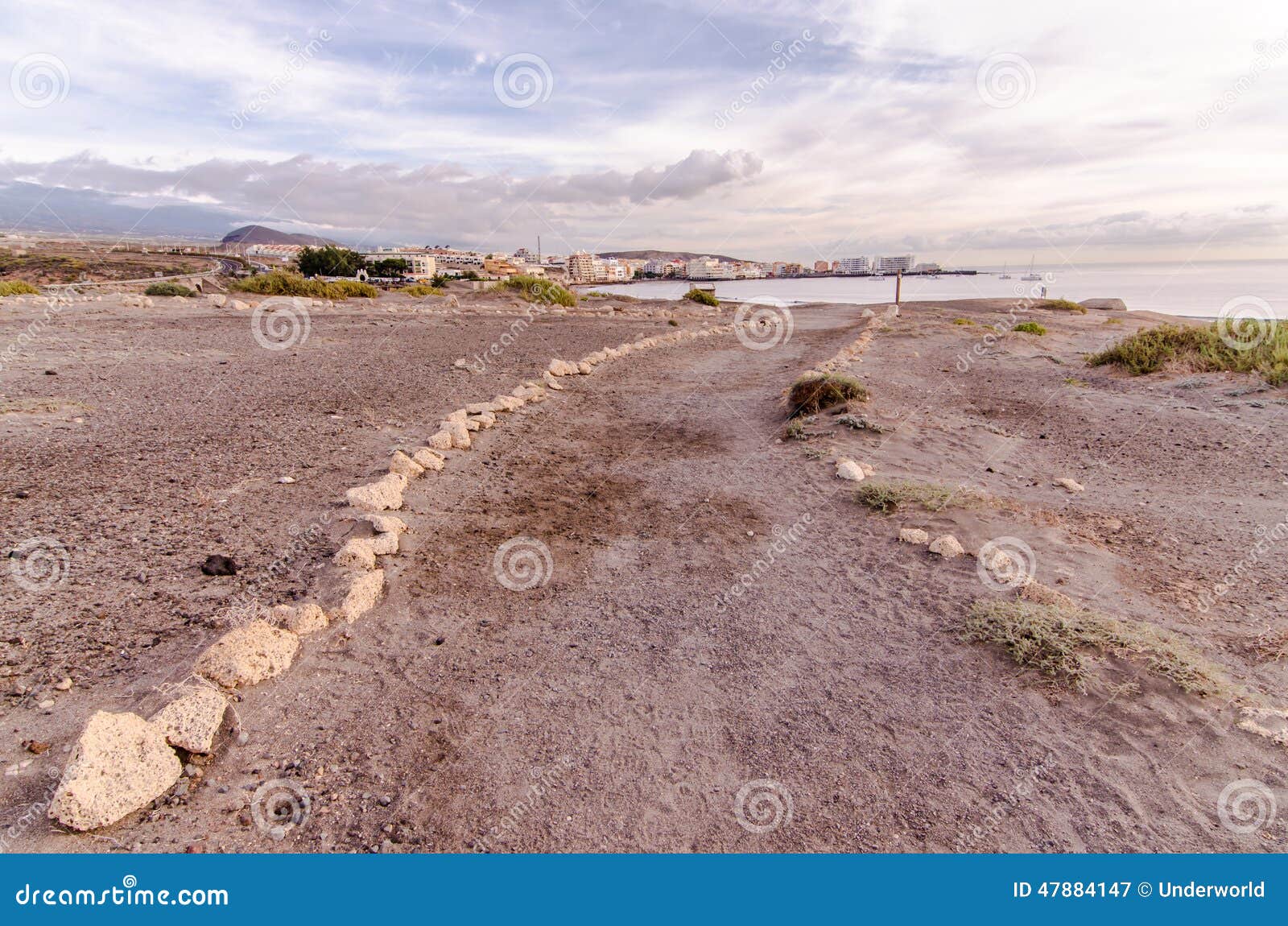 Empty Footpath stock image. Image of canary, sand, park - 47884147