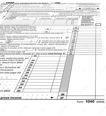 Empty Form 1040 Blank, Taxes, Stock Photo - Image of address, federal ...