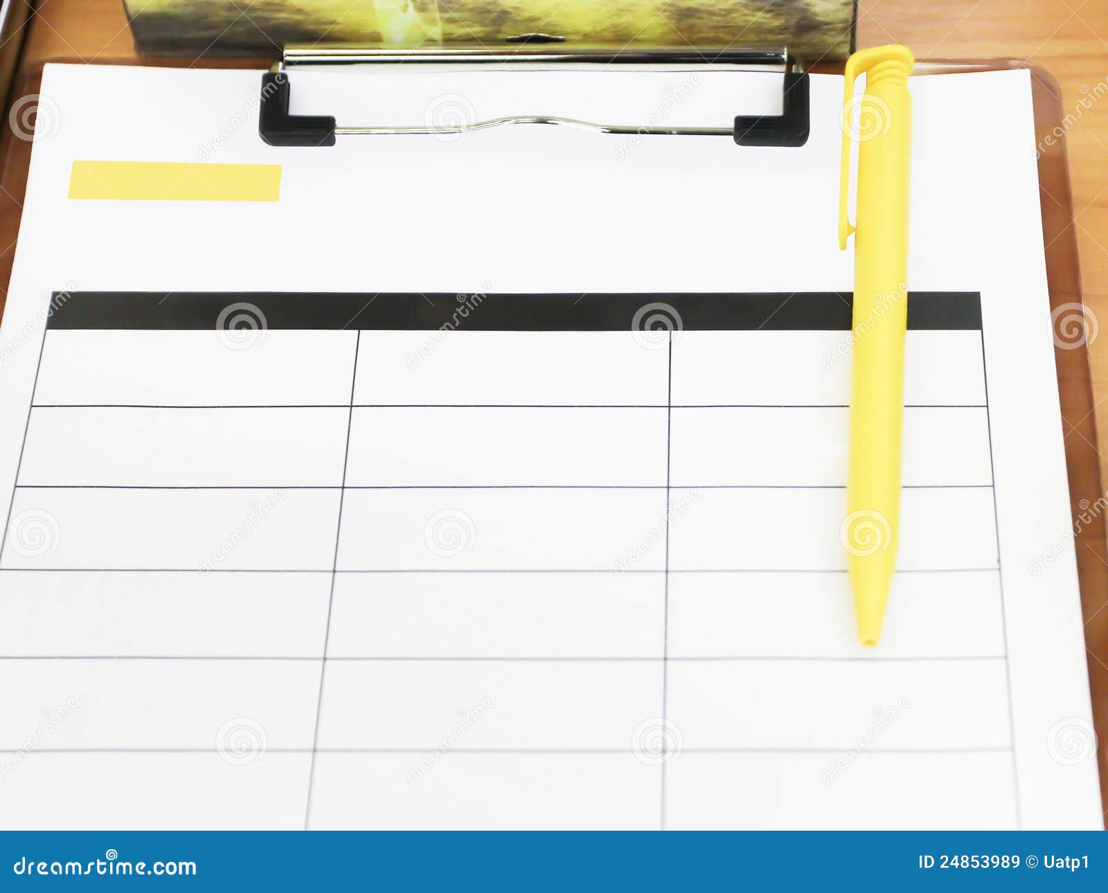 Empty form stock image. Image of identification, paper - 24853989