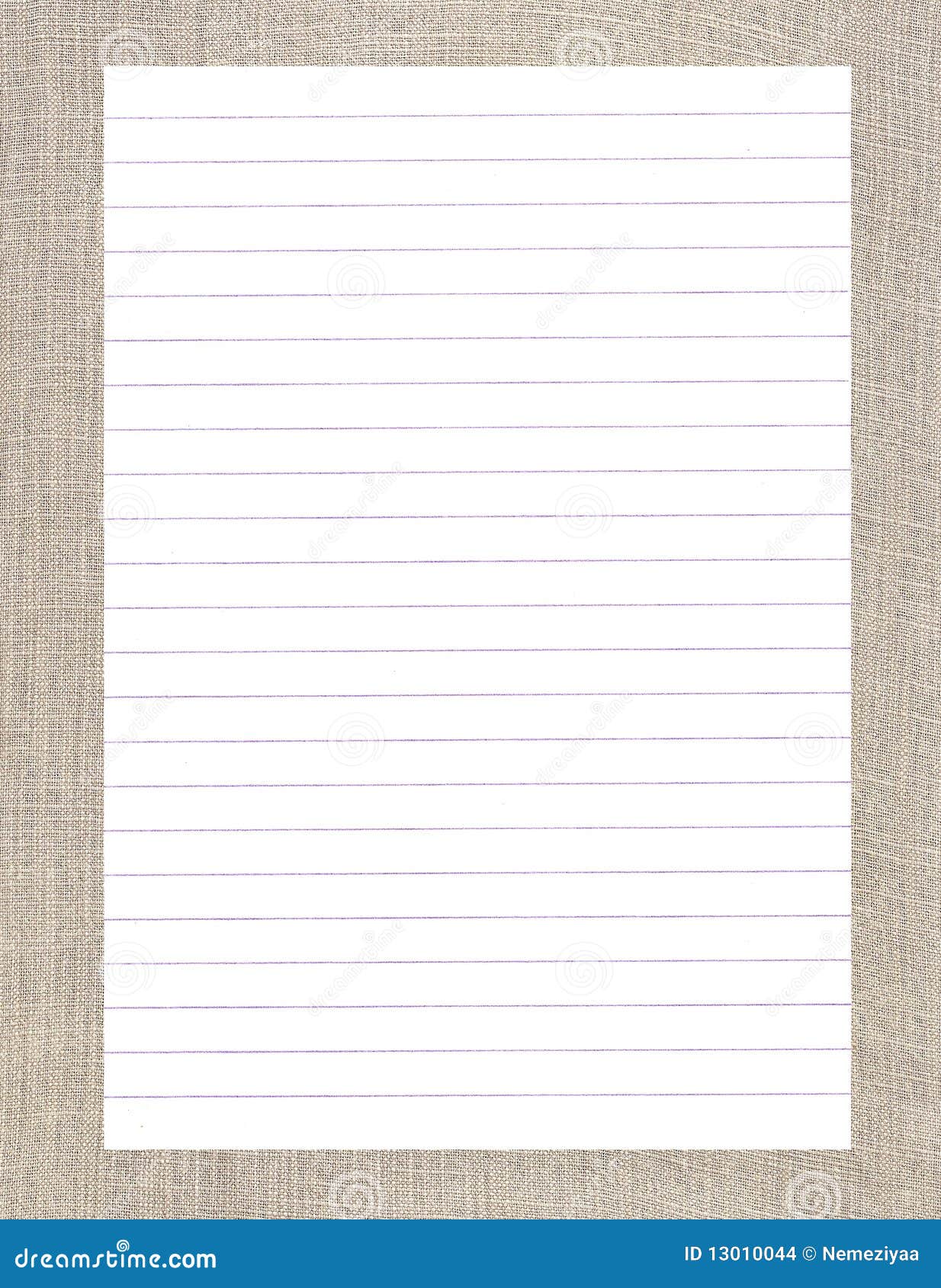 The Empty Form for Records. Stock Photo - Image of lined, empty: 13010044