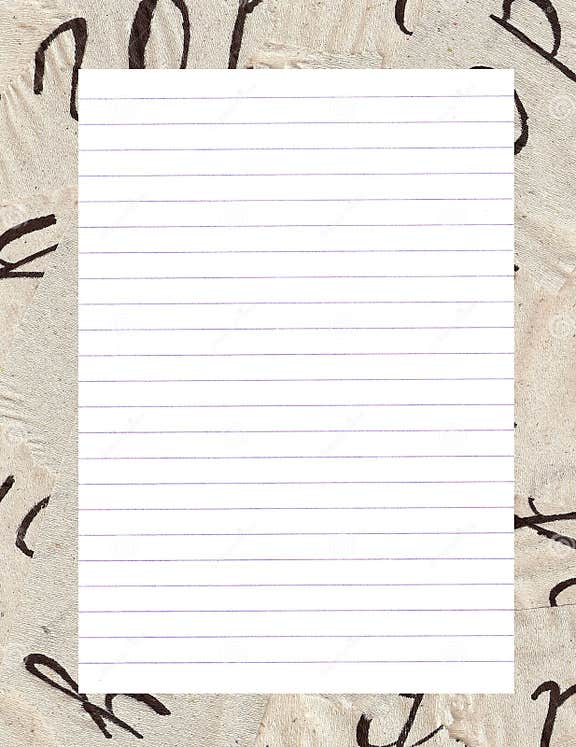 The Empty Form for Records. Stock Photo - Image of business, education ...