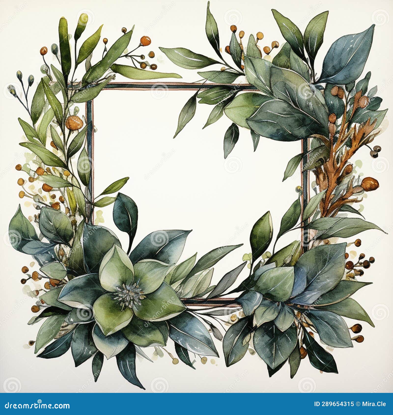 Greenery Elements Clip Art Royalty-Free Stock Image | CartoonDealer.com ...