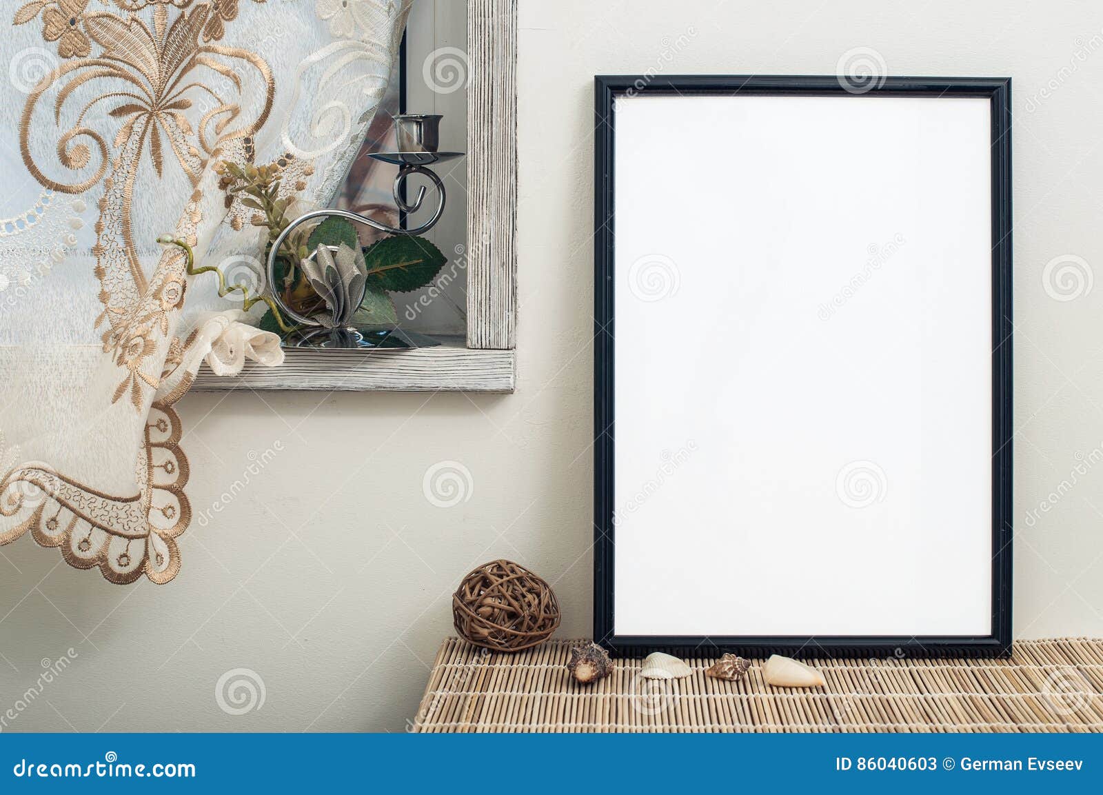 Empty Frame for an Inscription Stock Image - Image of reminder ...
