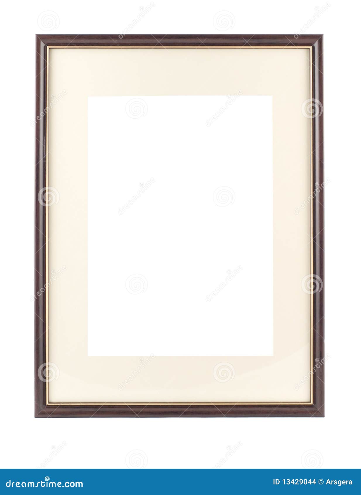Empty Frame for Picture or Portrait Stock Photo - Image of furniture ...