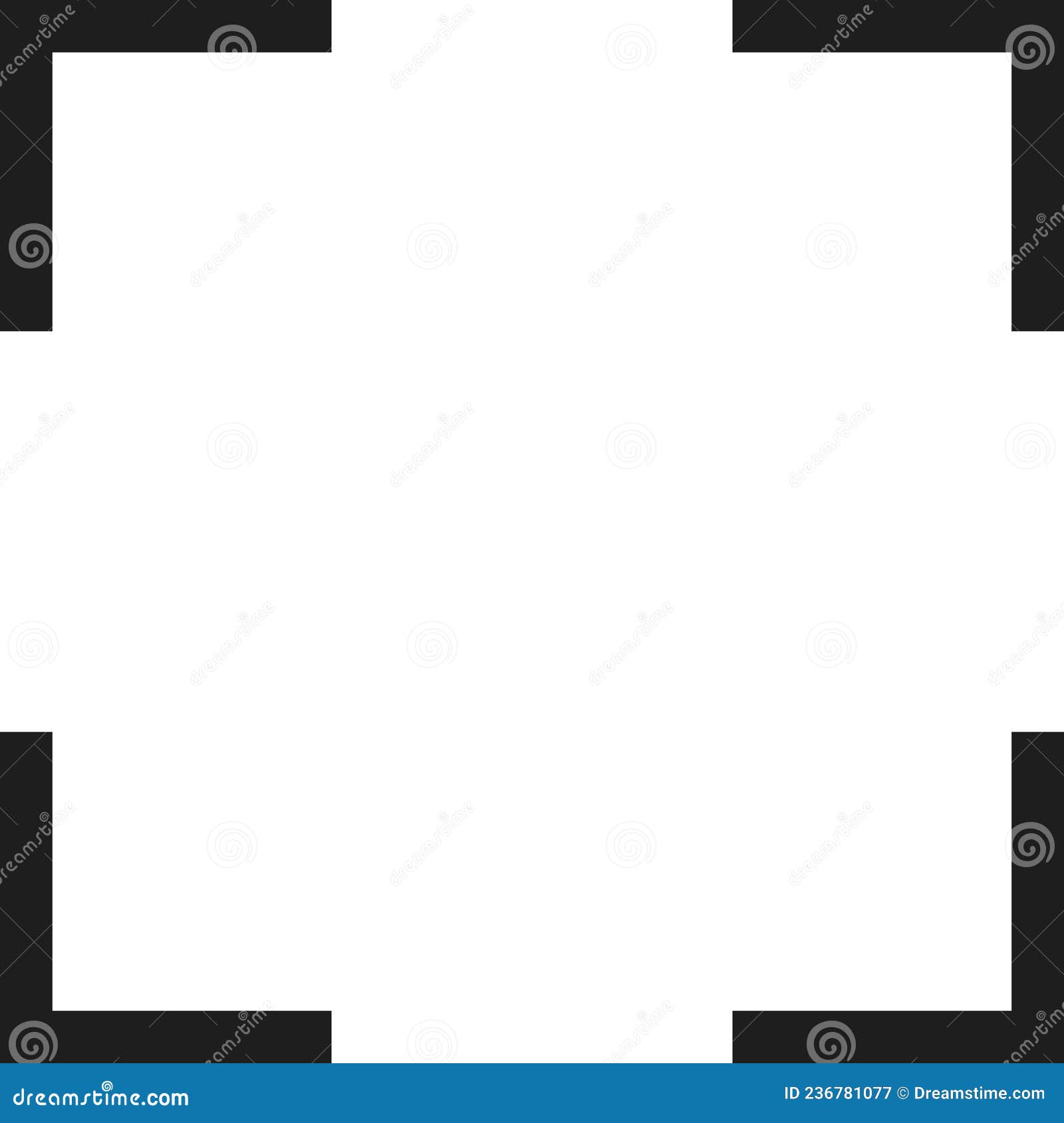 An Empty Frame for Searching for a QR Code Scan. Stock Vector ...