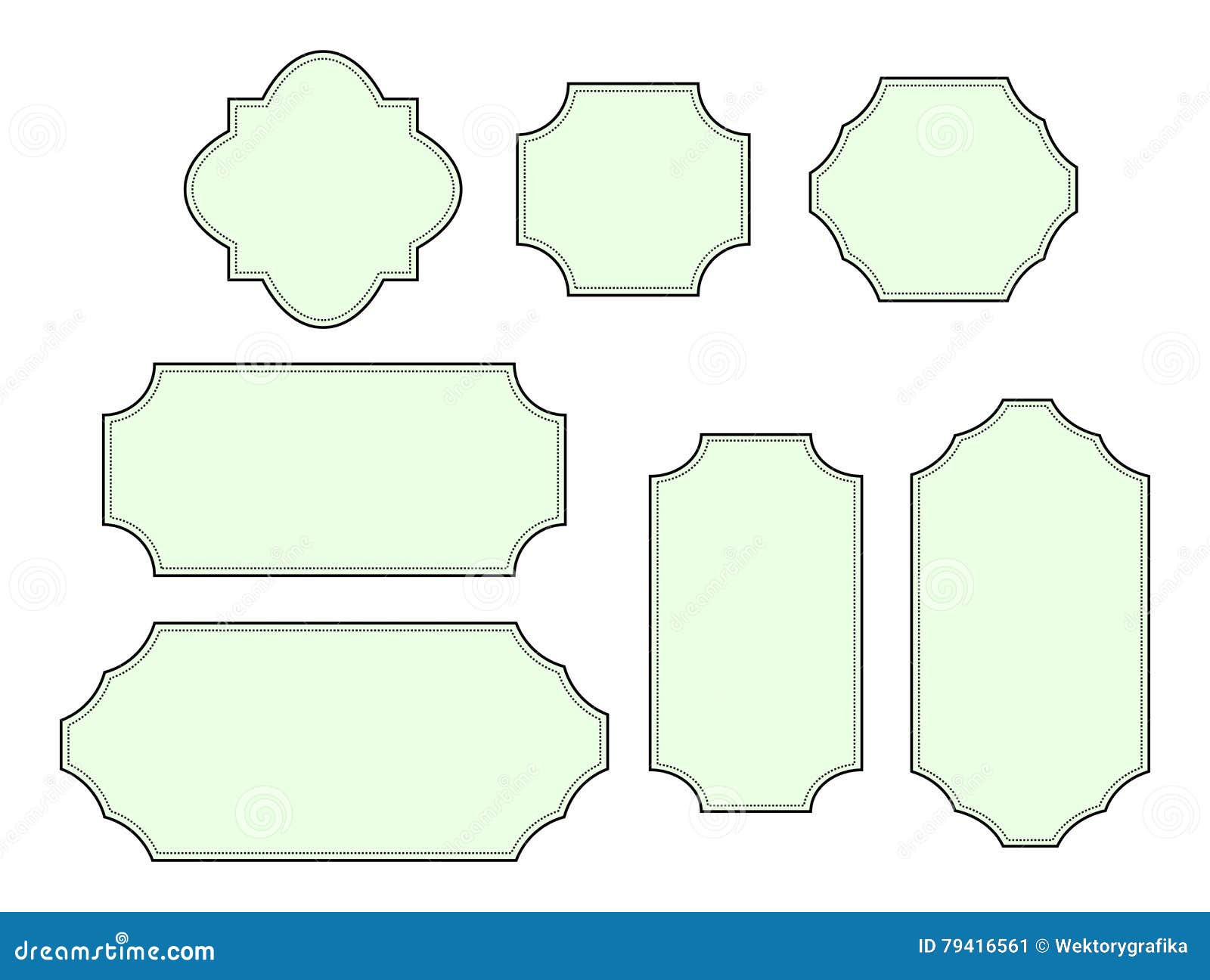 Empty Frame Vector Symbol Icon Design. Beautiful Illustration is Stock ...