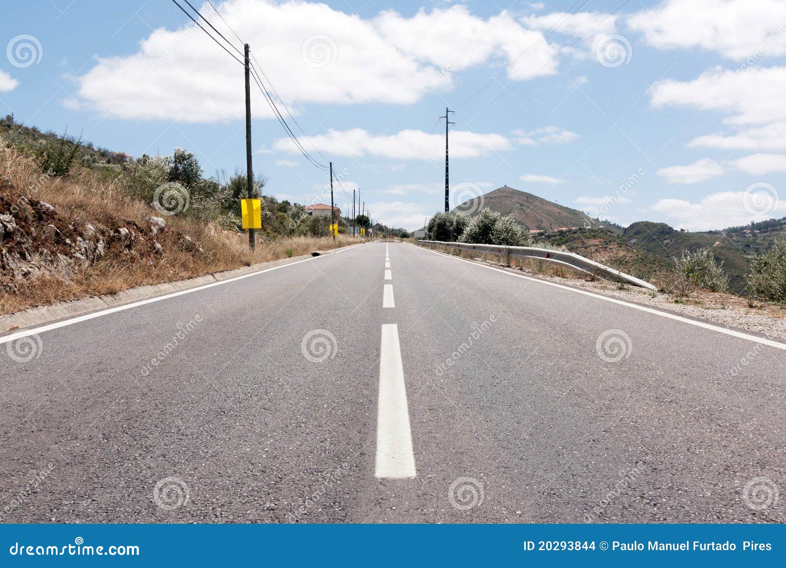 Empty freeway on hill stock photo. Image of street, abstract - 20293844