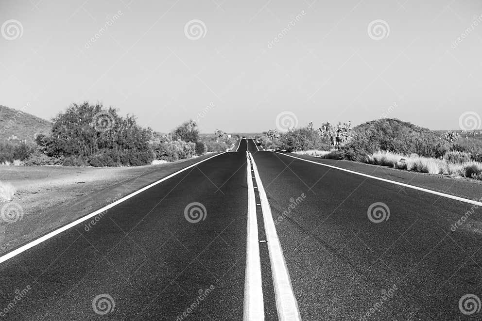 Empty freeway in sunset stock image. Image of green - 268401713