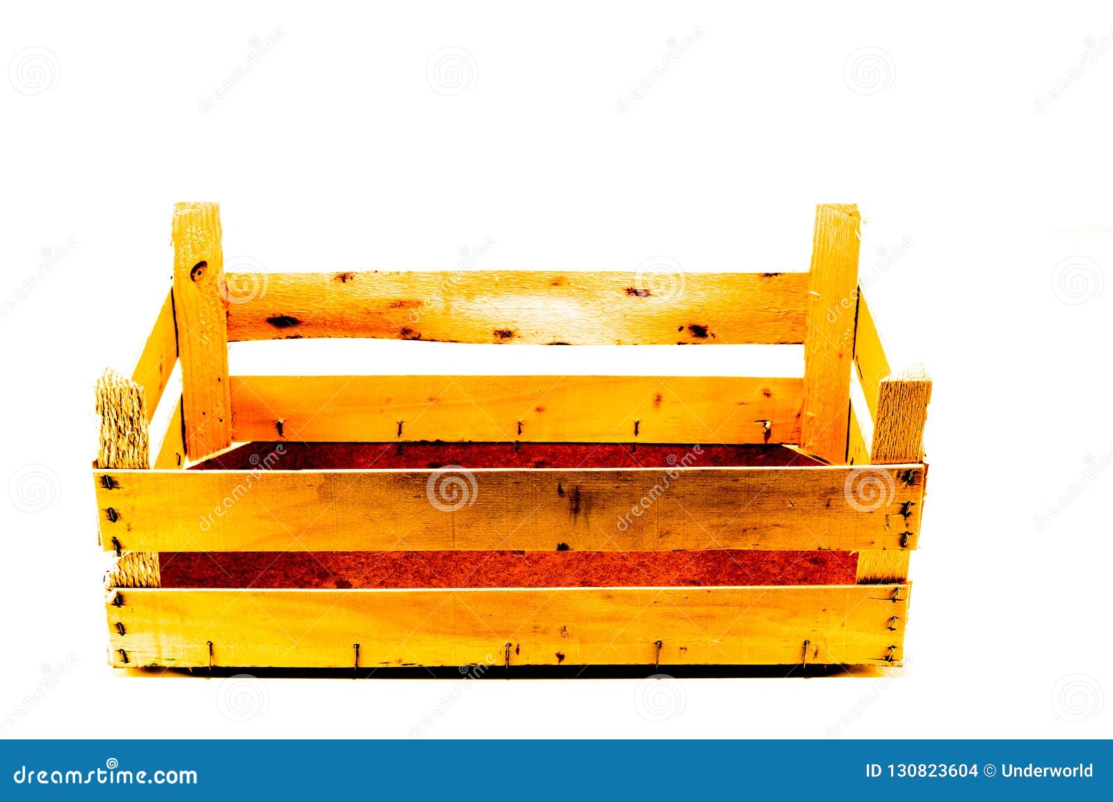 Empty Fruit Crate Box stock photo. Image of fresh, apples - 130823604