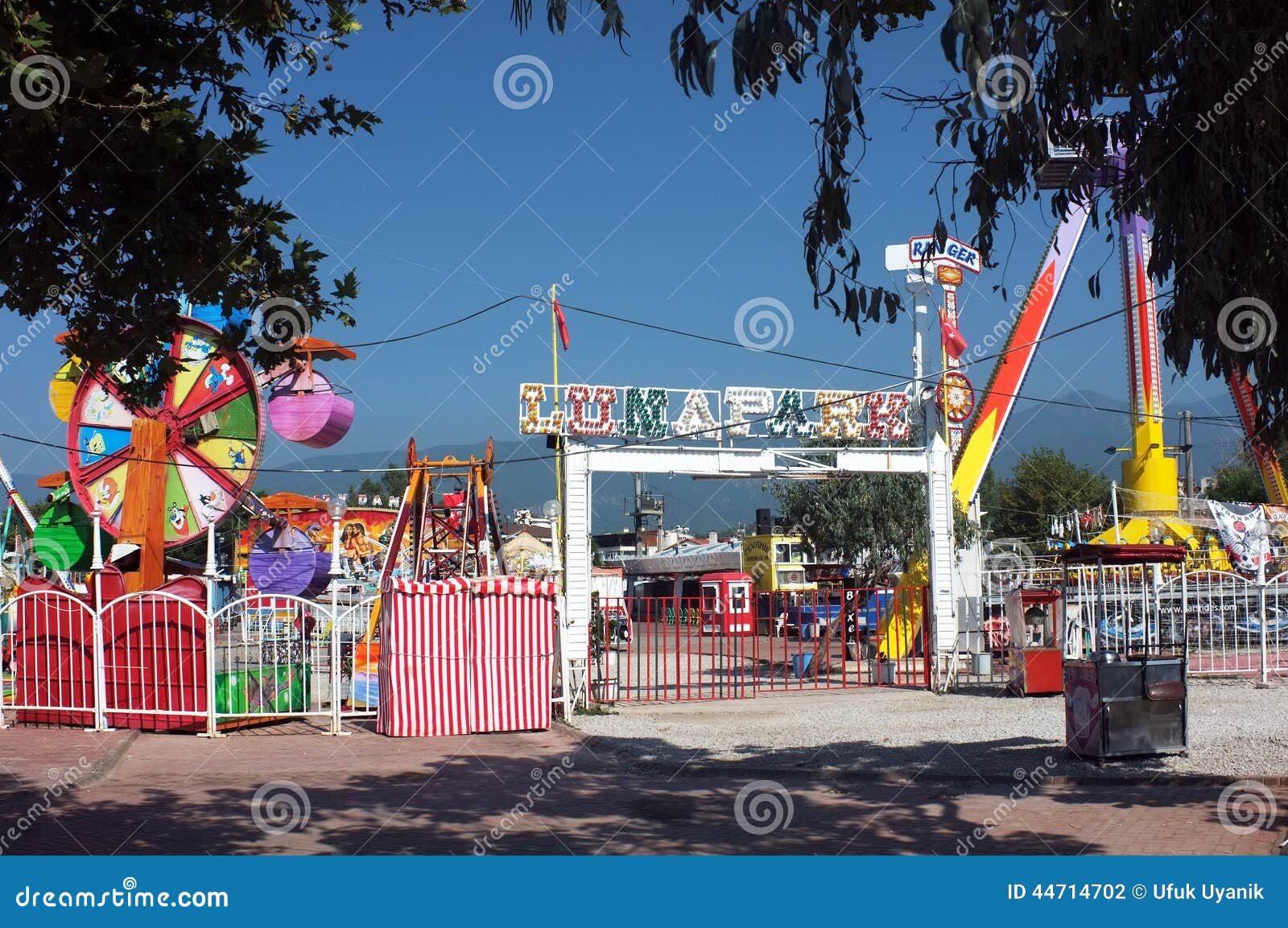 Empty Funfair during Daytime Editorial Photography - Image of ...