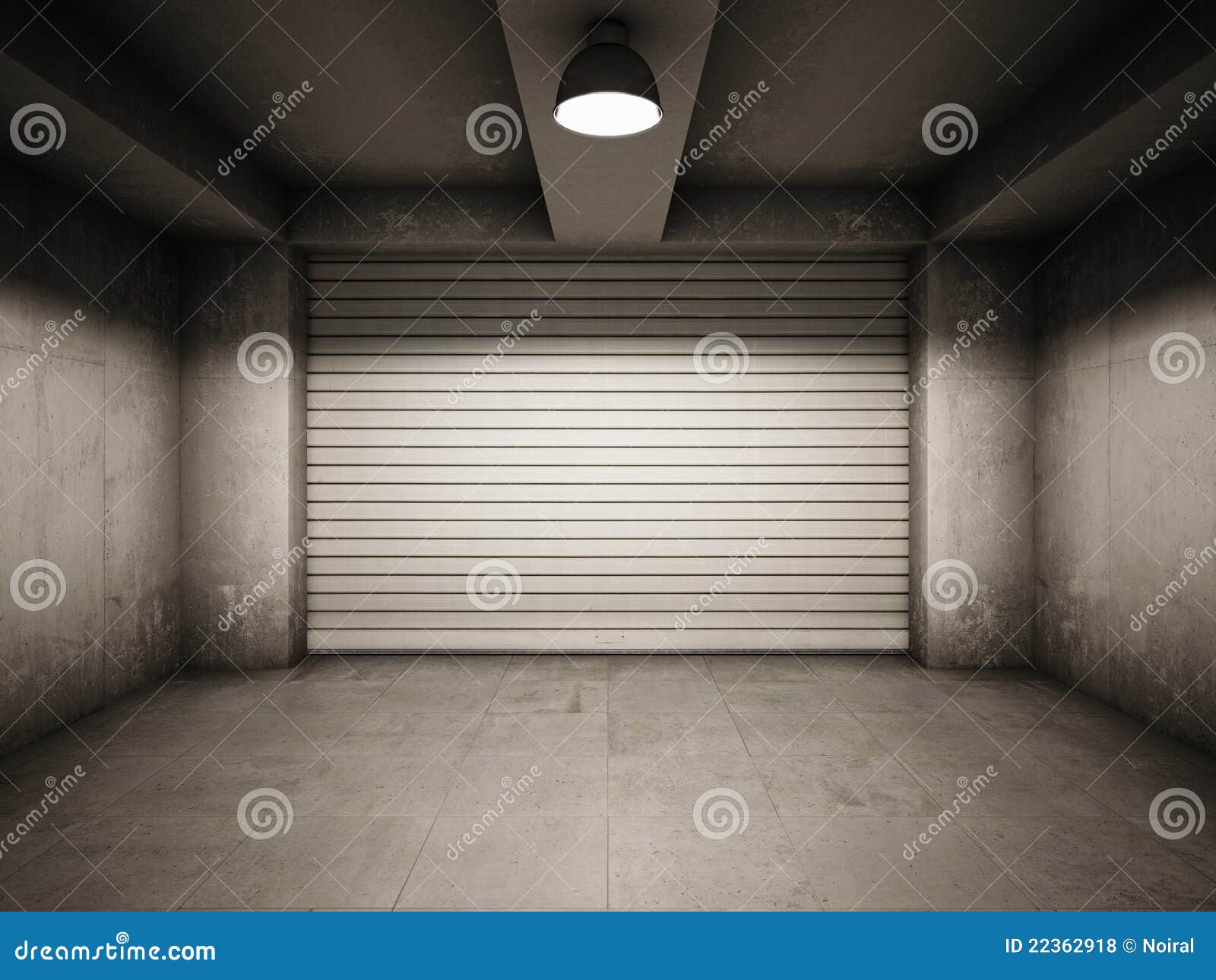 Empty Garage Stock Photo | CartoonDealer.com #22362948