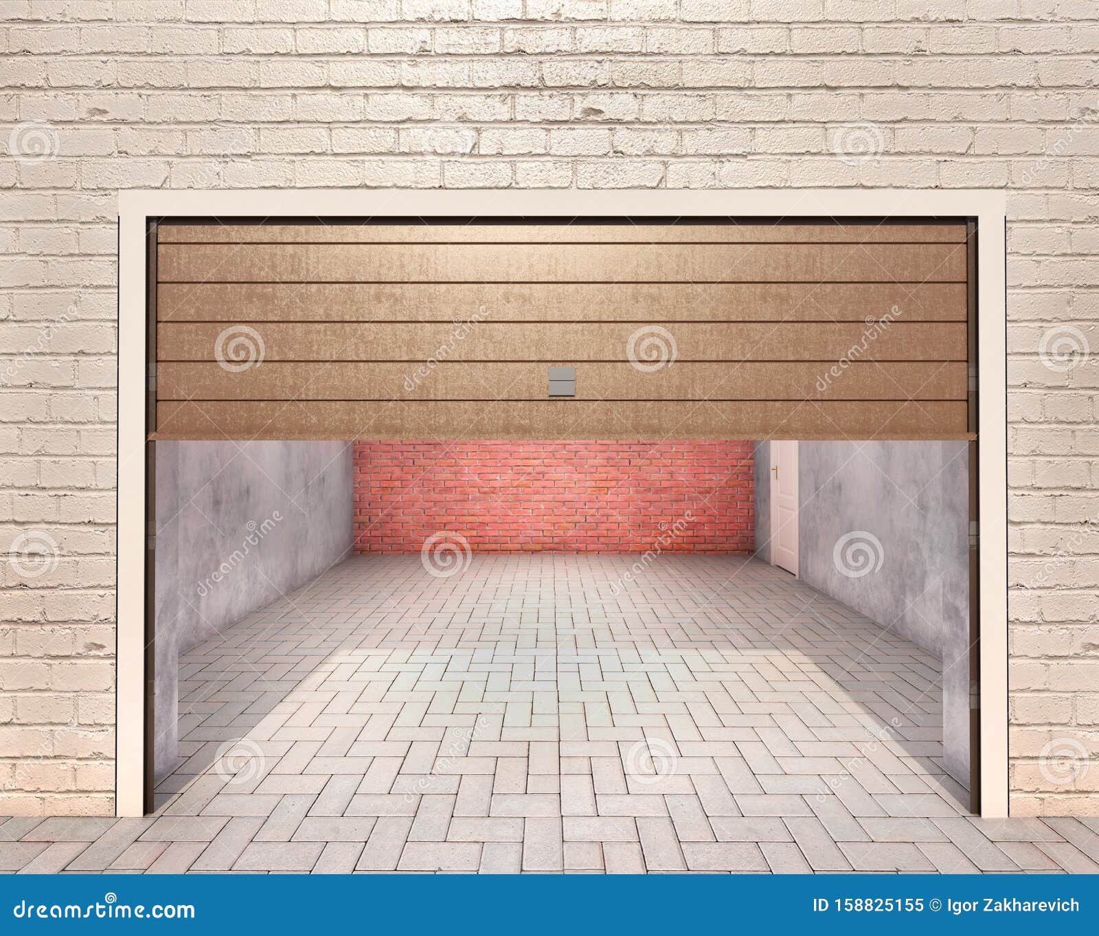 Empty Garage Stock Photo | CartoonDealer.com #22362948