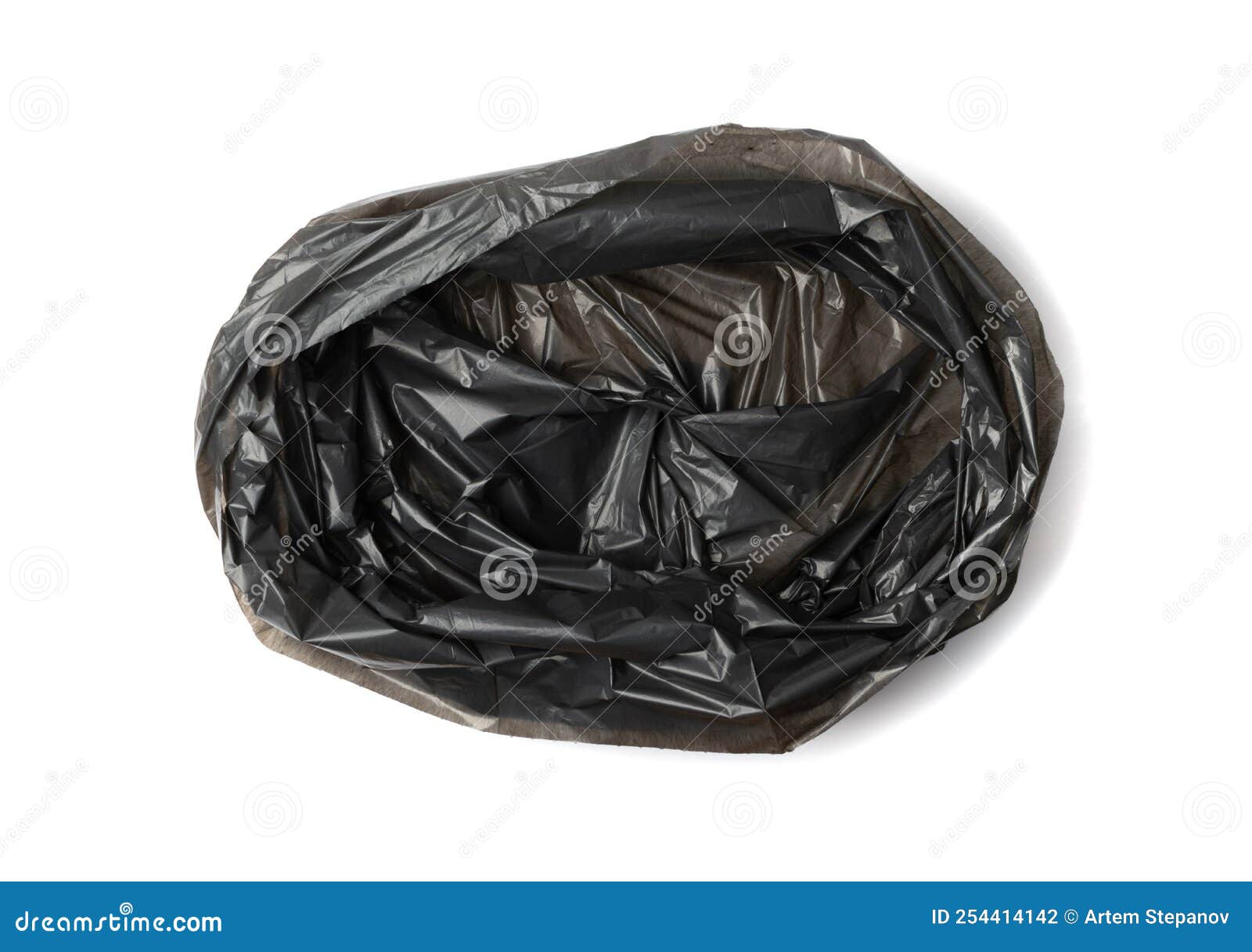 Empty Garbage Bag stock photo. Image of recycle, packet - 254414142