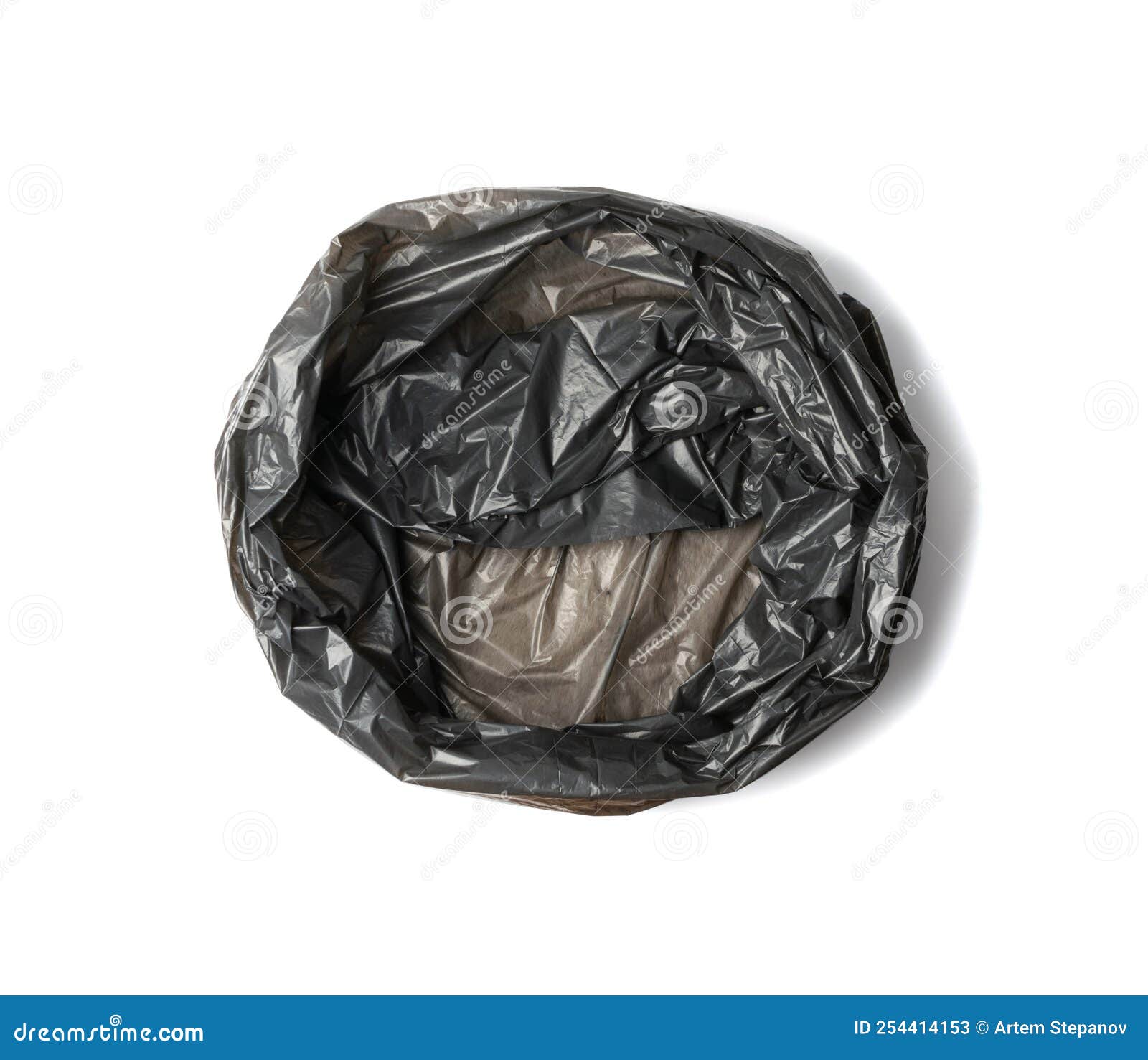 Empty Garbage Bag stock image. Image of empty, crumpled - 254414153