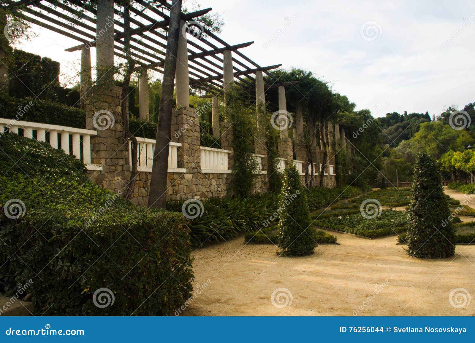 Empty garden stock photo. Image of empty, garden, picturesque - 76256044