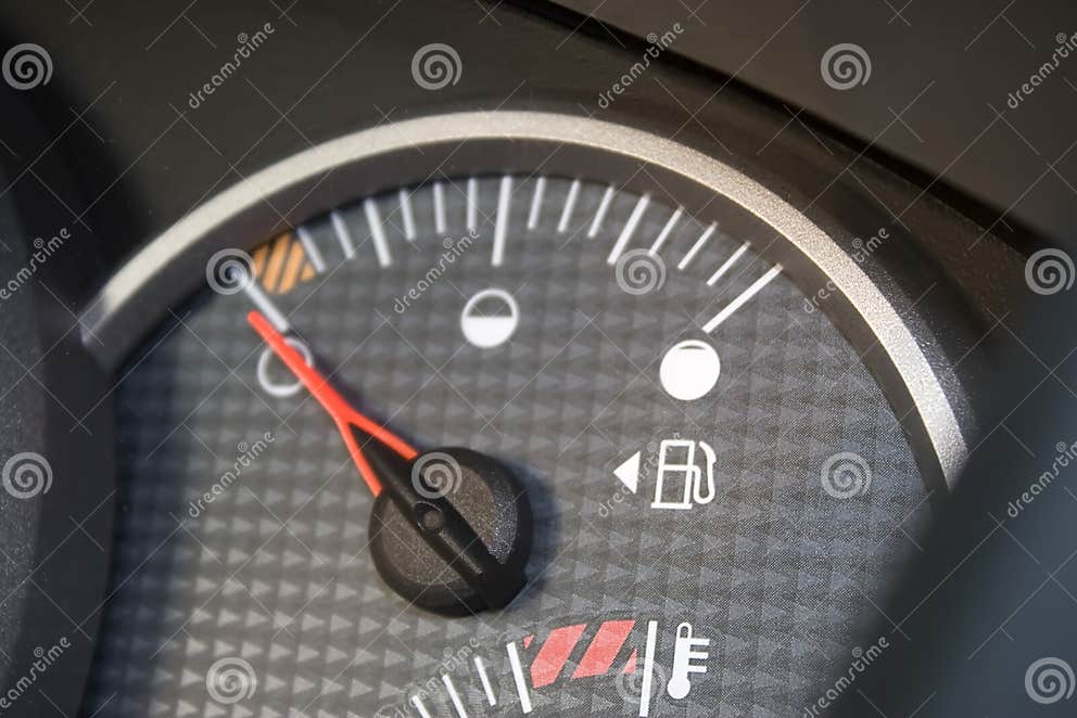 Empty Gas Tank stock image. Image of gasoline, macro, needle - 5751795