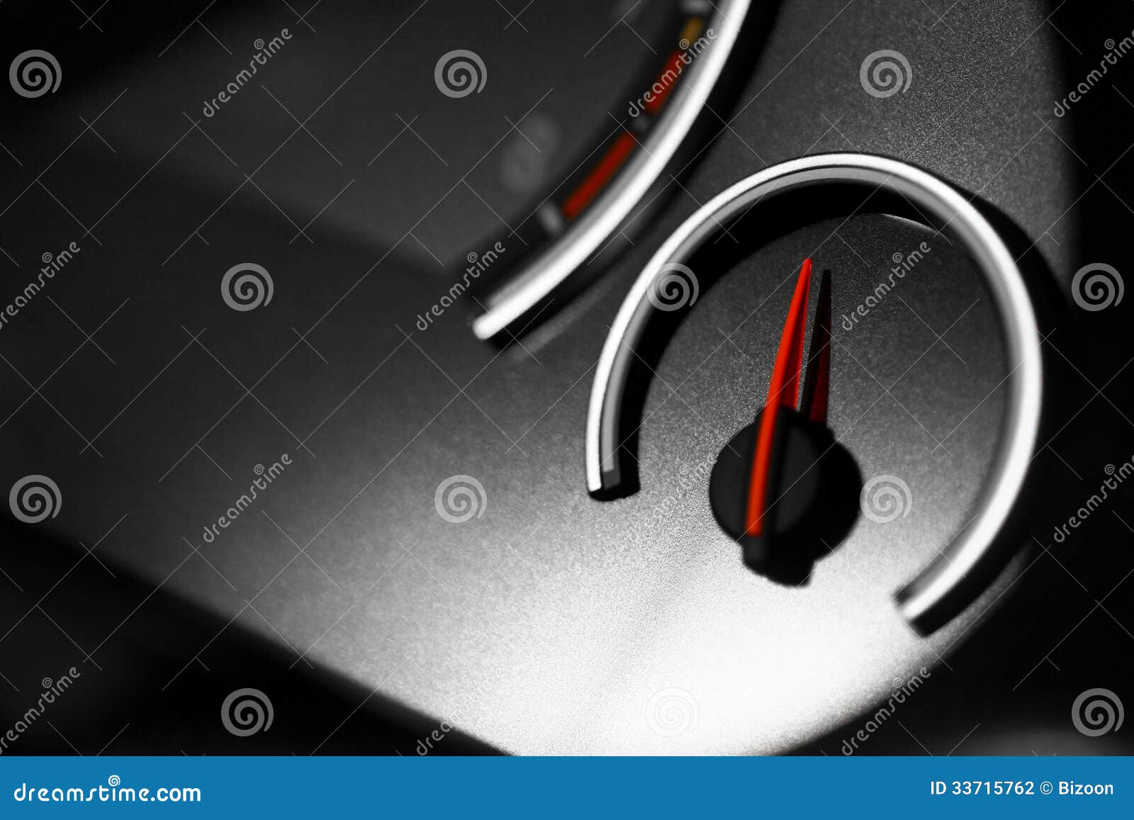 Empty gauge stock photo. Image of kilometers, instrument - 33715762