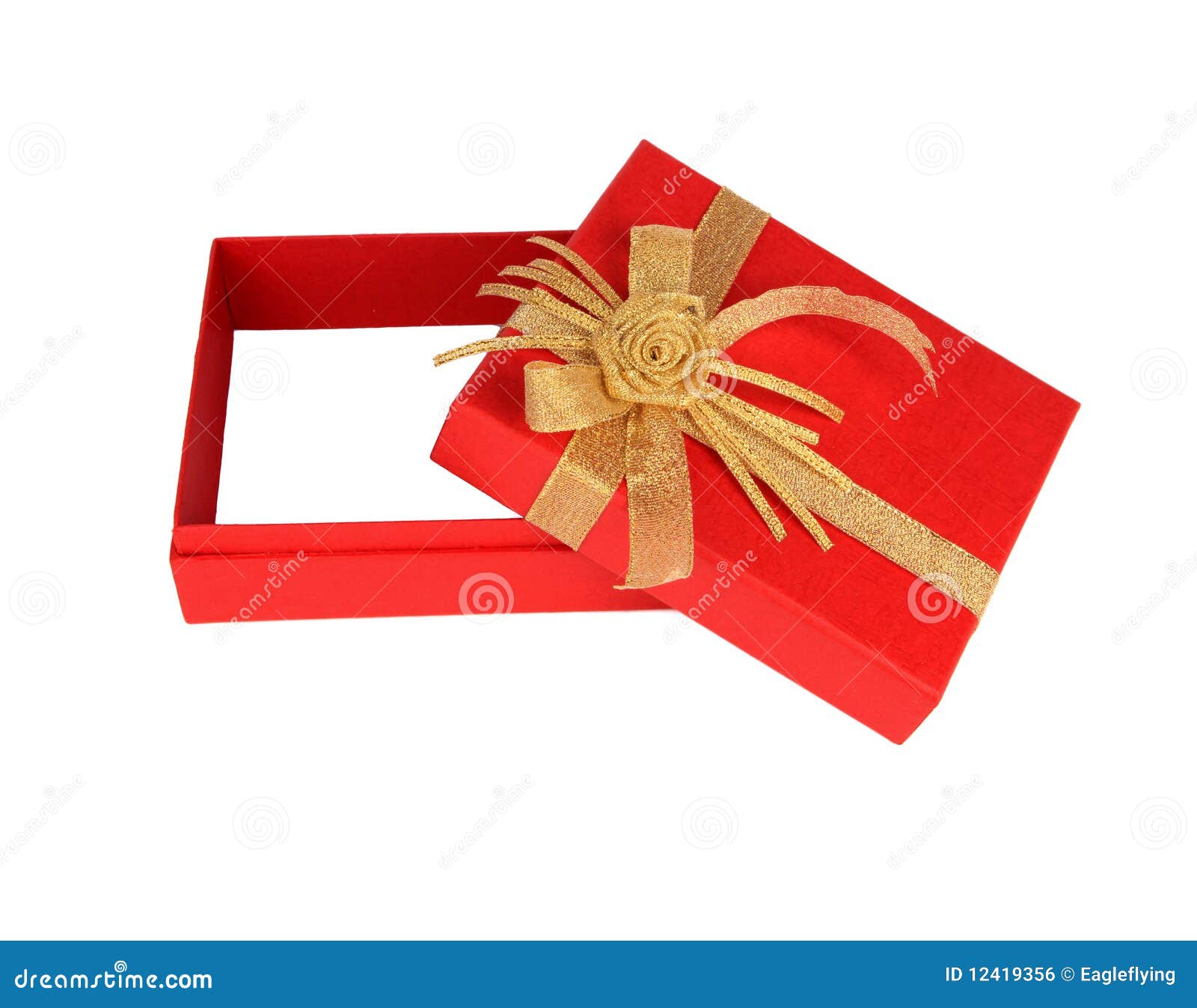 Empty gift box stock photo. Image of color, single, cheerful - 12419356