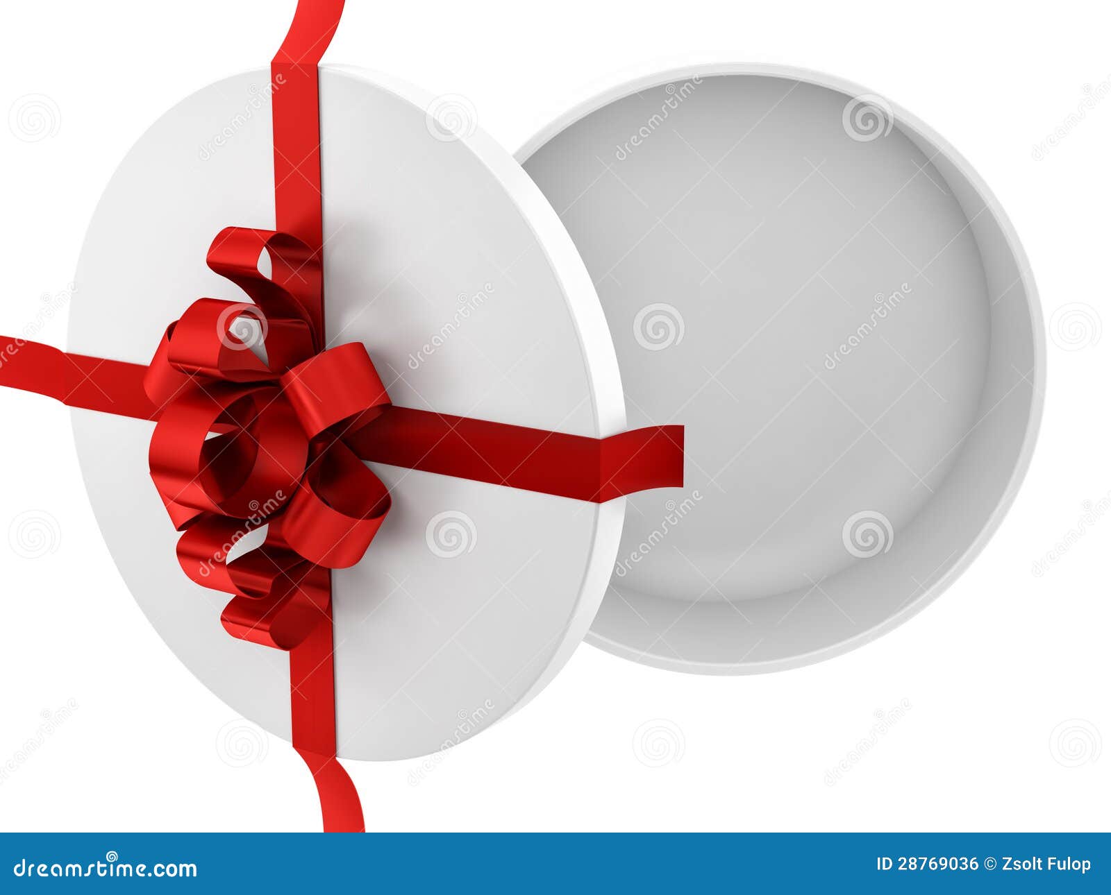 Empty gift box stock illustration. Illustration of polka - 28769036