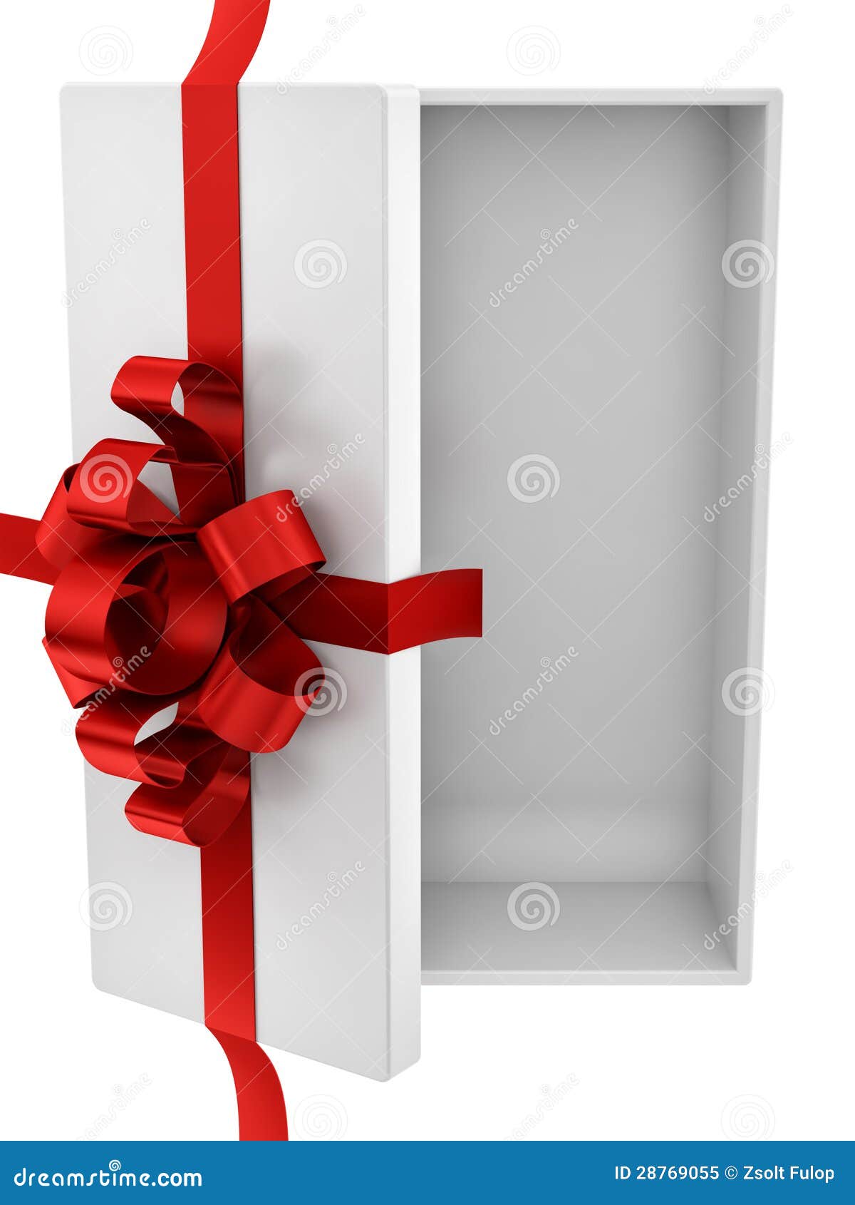 Empty gift box stock illustration. Illustration of love - 28769055