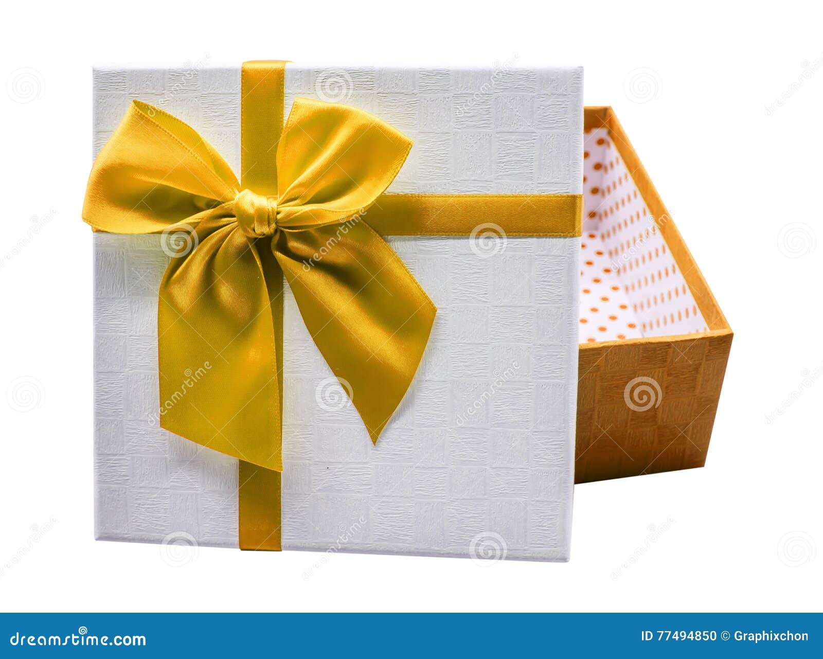 Empty gift box stock photo. Image of present, decoration - 77494850