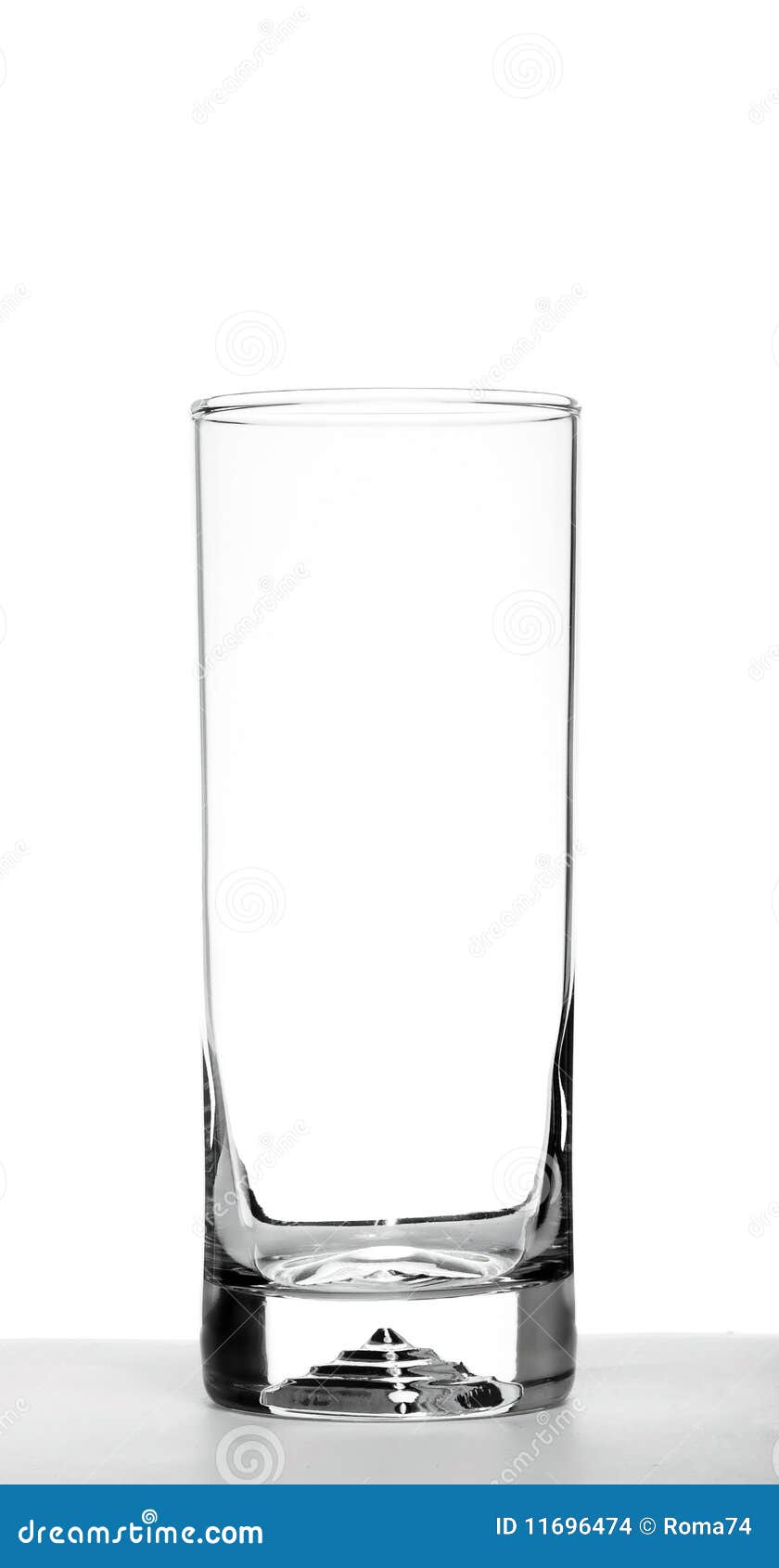 Empty glass stock photo. Image of thirst, clear, crystal - 11696474