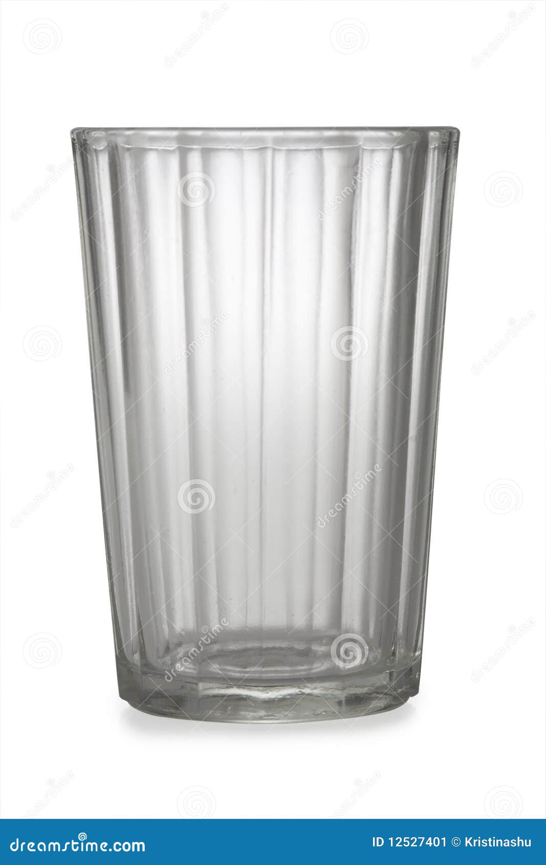 An empty glass stock image. Image of transparent, empty - 12527401