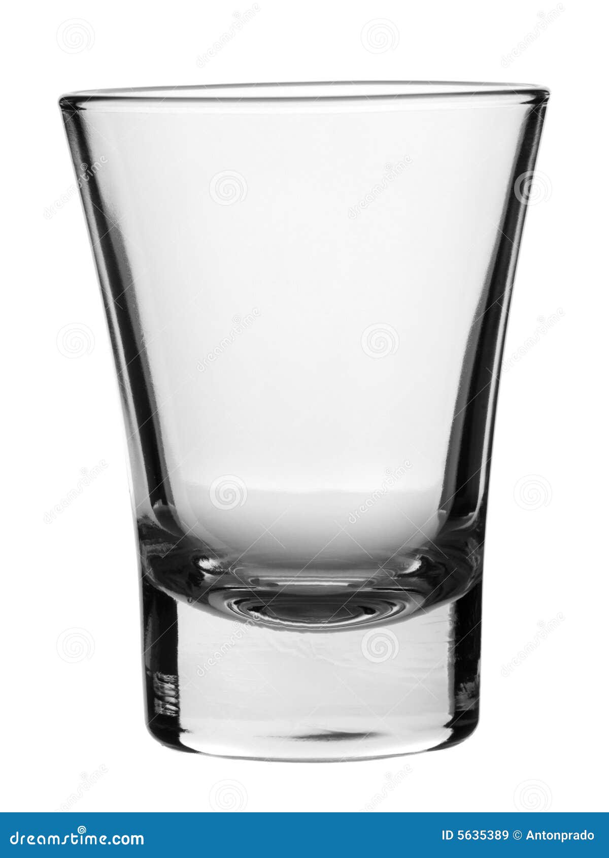 Empty glass stock image. Image of isolated, design, glass - 5635389