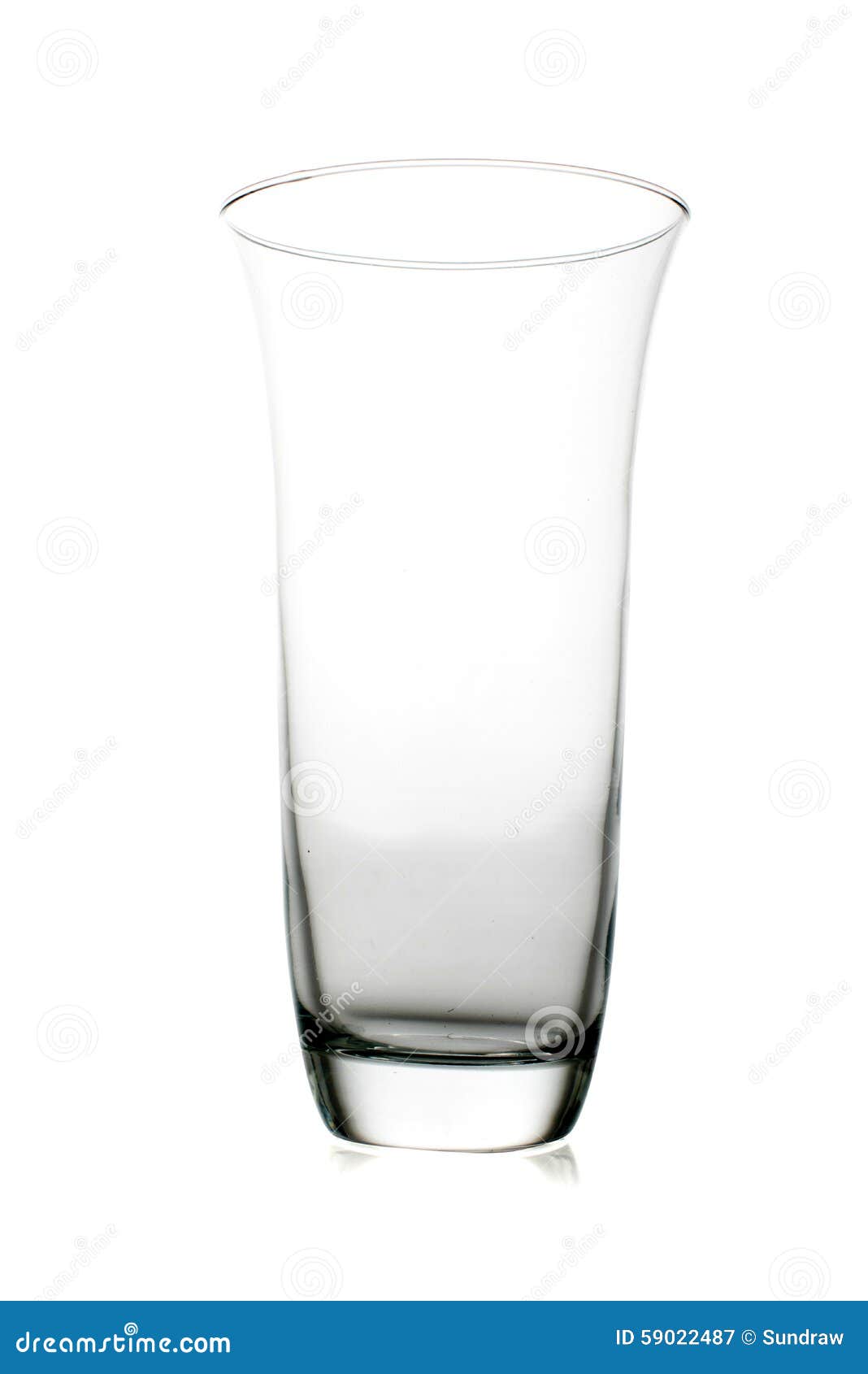 Empty Glass on a Background Stock Image - Image of glassware ...