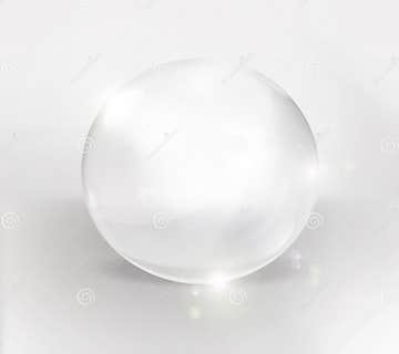 Empty glass ball stock illustration. Illustration of render - 23794244