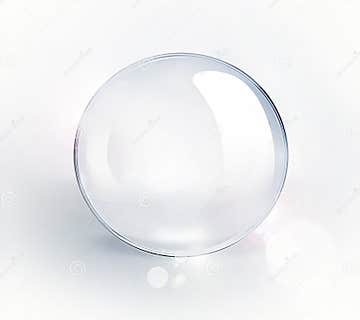 Empty glass ball stock illustration. Illustration of future - 25513847