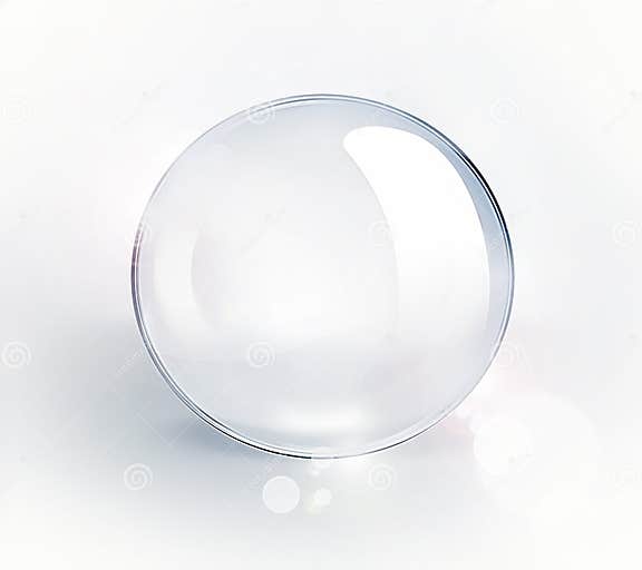 Empty glass ball stock illustration. Illustration of future - 25513847