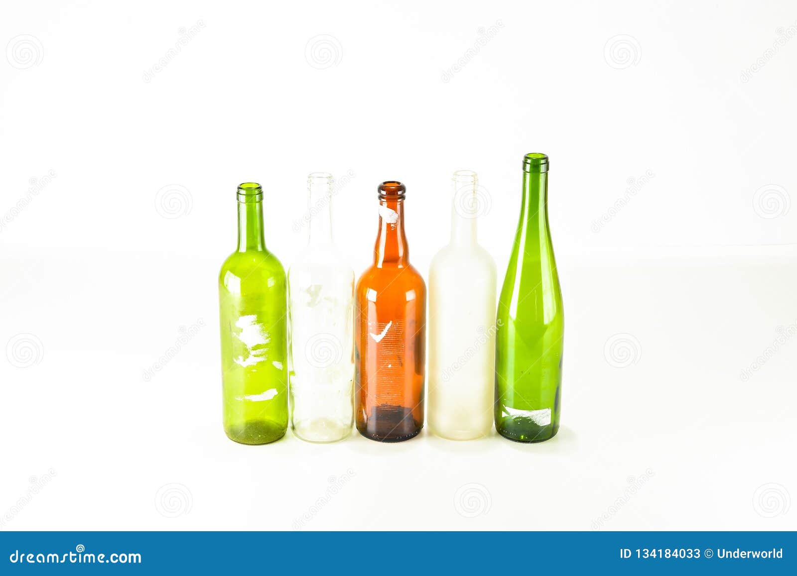 Empty glass bottle stock image. Image of clean, drink - 134184033