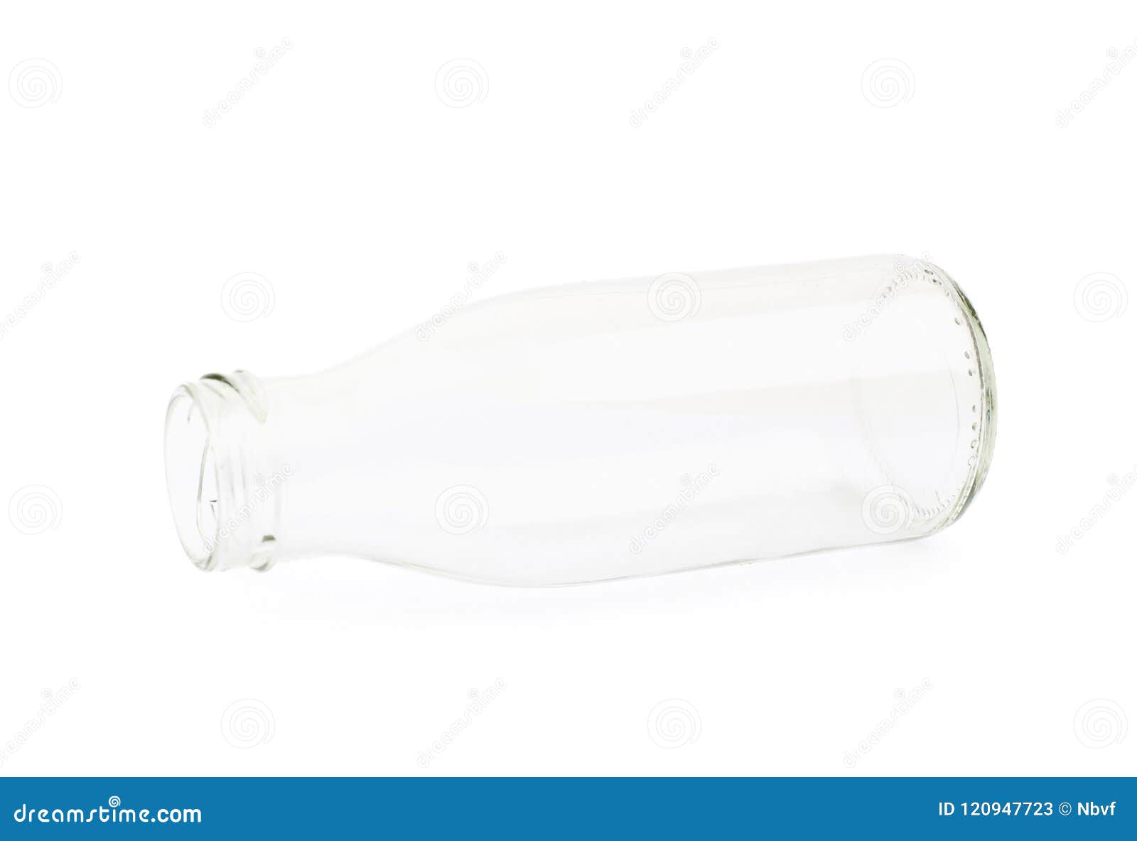 Empty Glass Bottle Isolated Stock Image - Image of breakfast, bottle ...