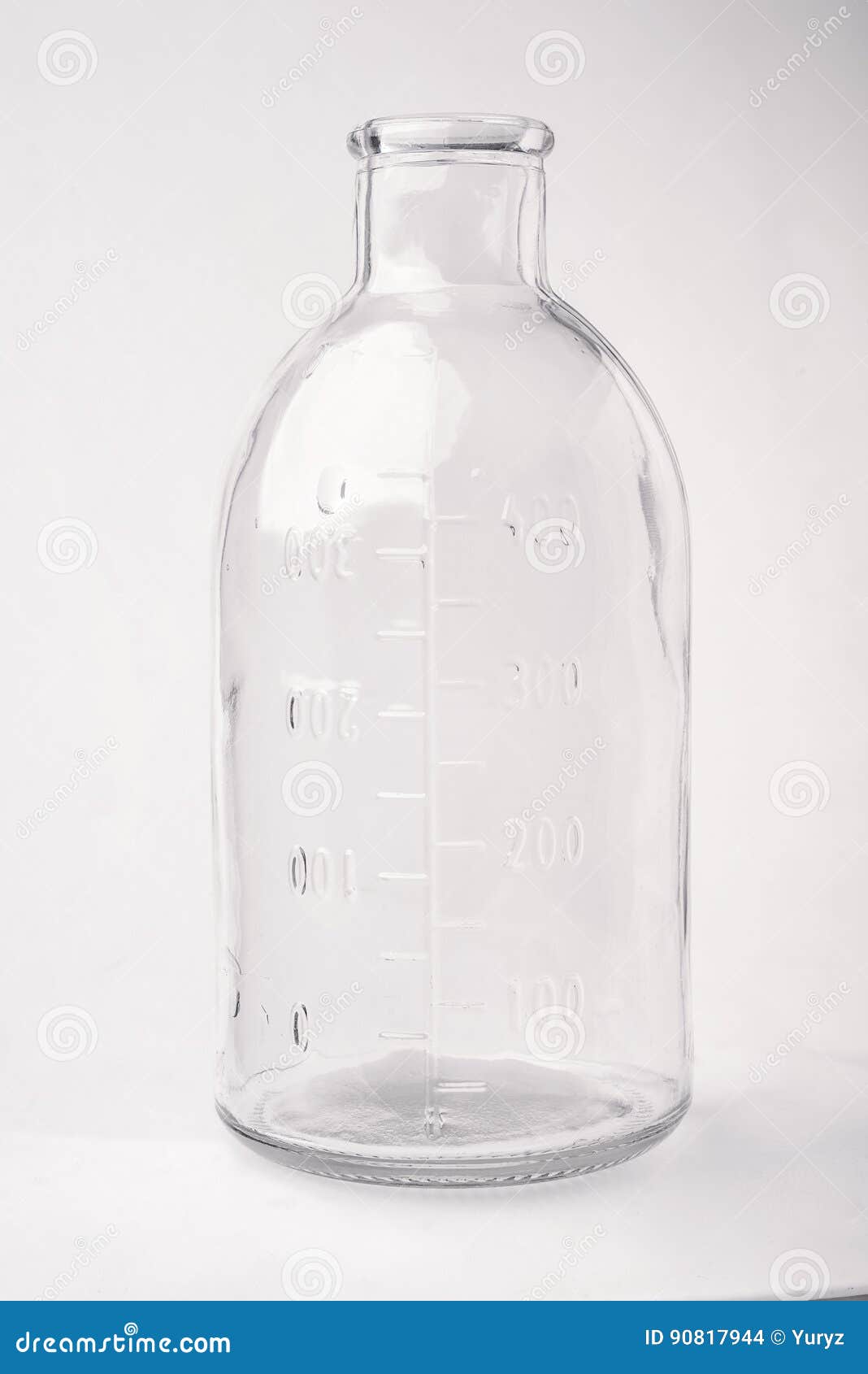 Empty glass bottle stock photo. Image of container, glass - 90817944