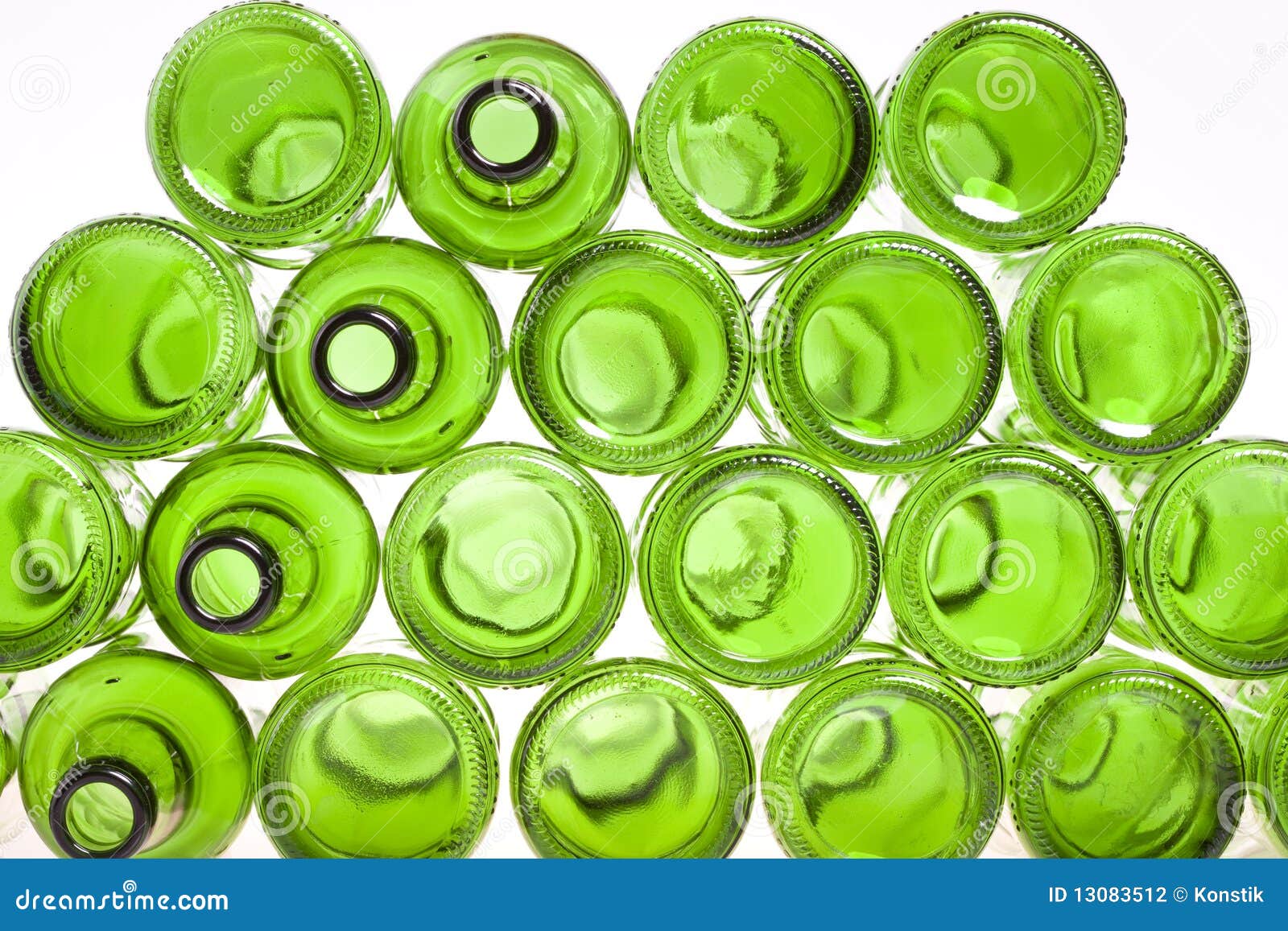 Empty glass bottles stock photo. Image of stack, bottom - 13083512