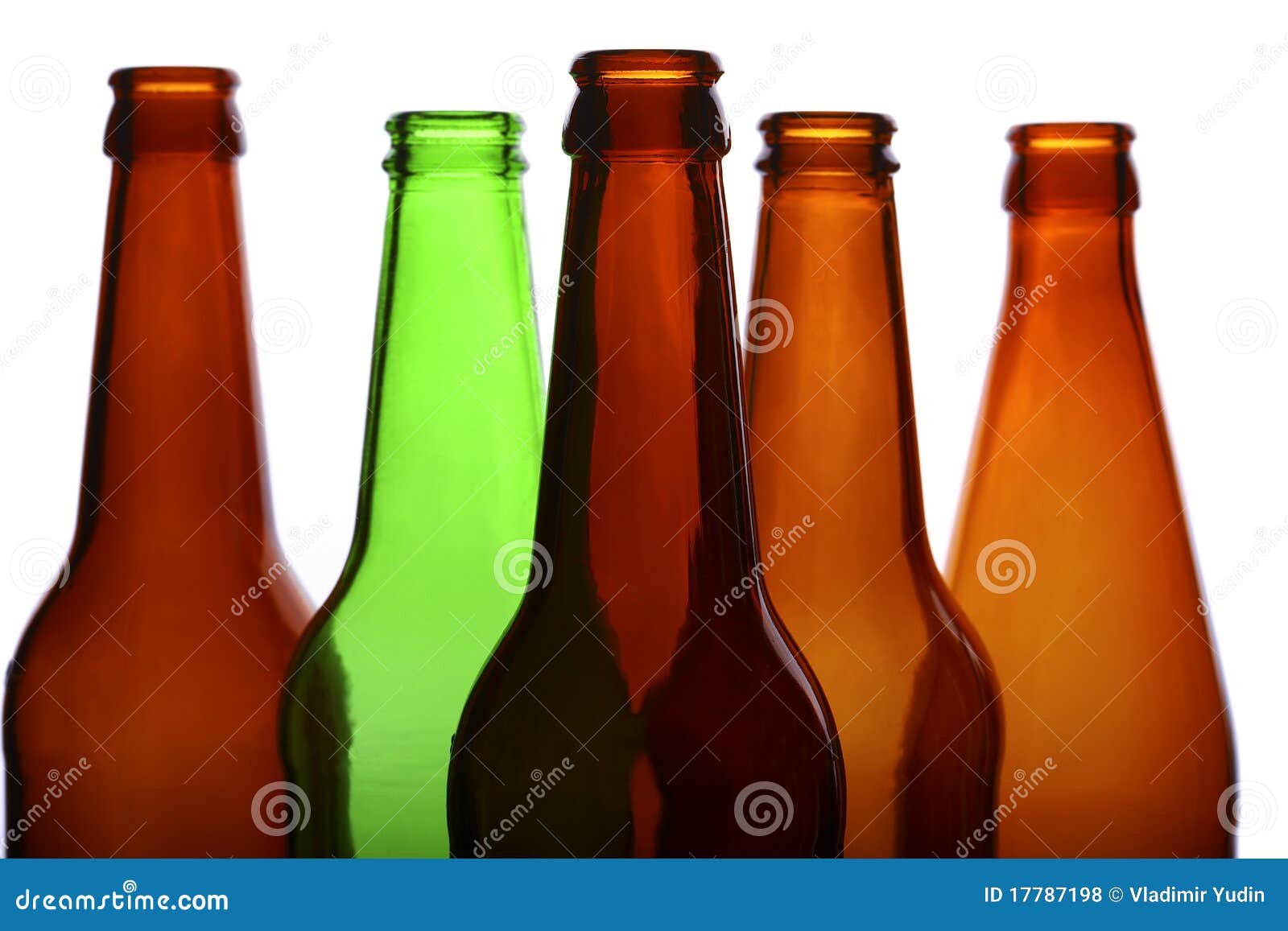 Empty glass bottles stock photo. Image of bottom, variety - 17787198