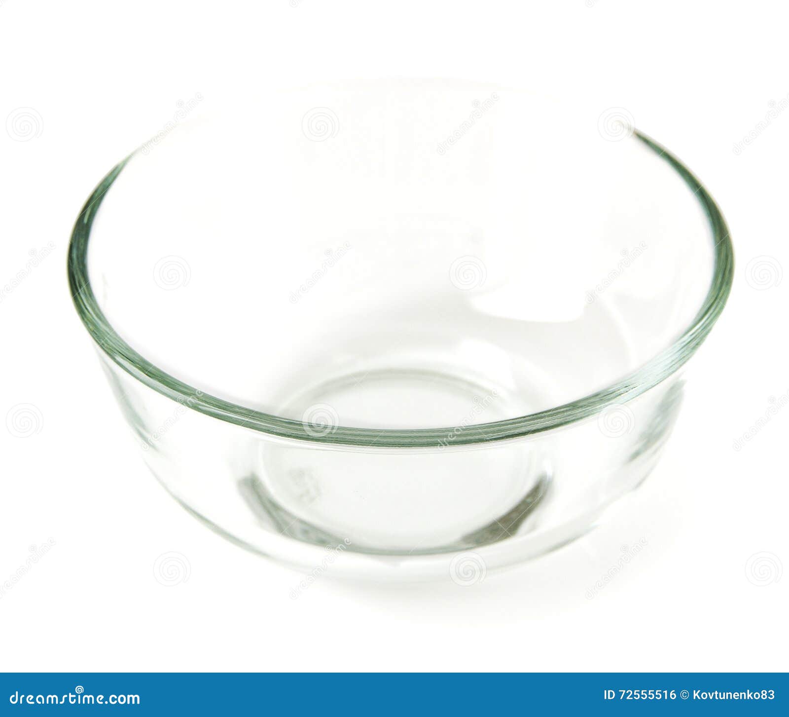 Empty glass bowl stock photo. Image of dishware, domestic - 72555516