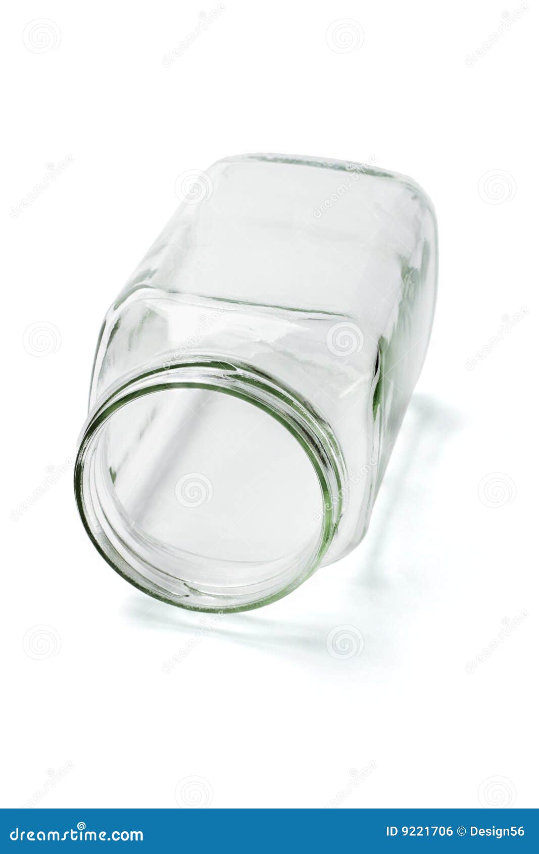 Empty glass container stock photo. Image of glossy, container - 9221706