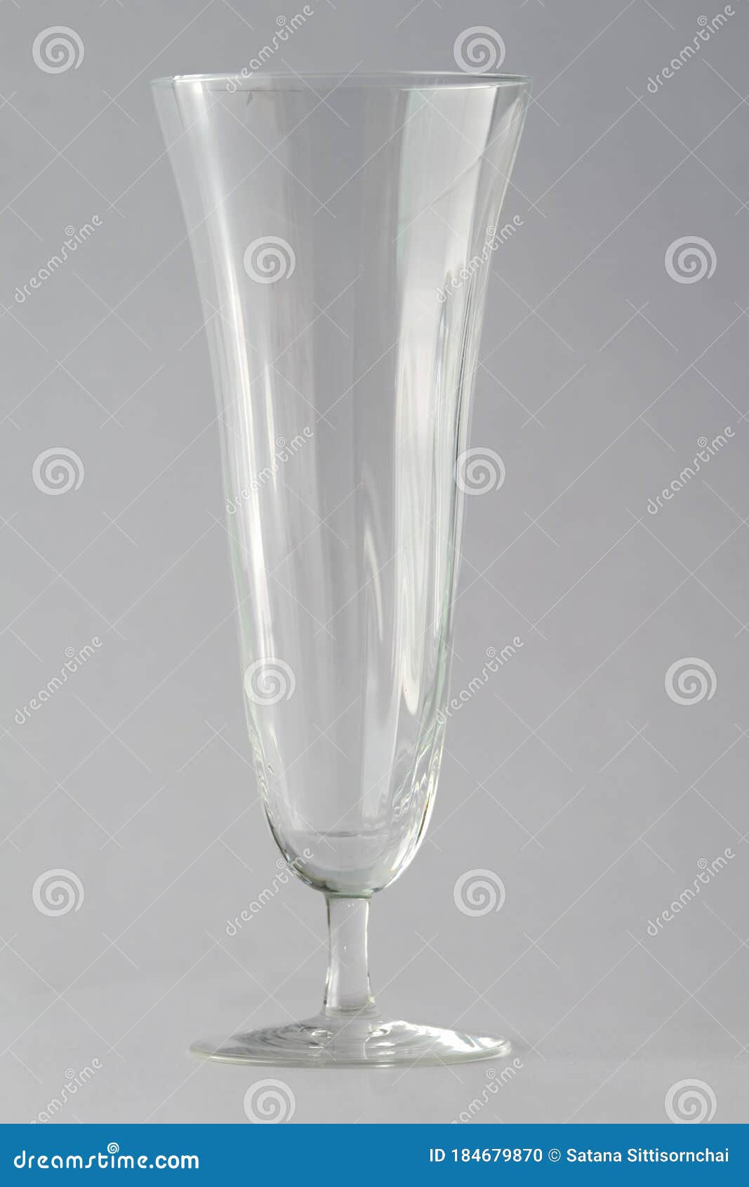 Empty Glass Cup on White Background Stock Photo - Image of health ...