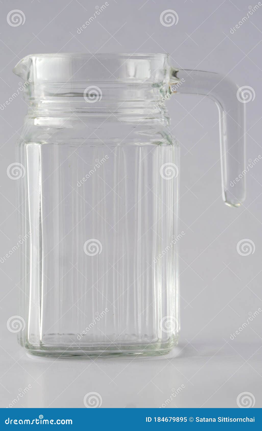Empty Glass Cup on White Background Stock Image - Image of white ...