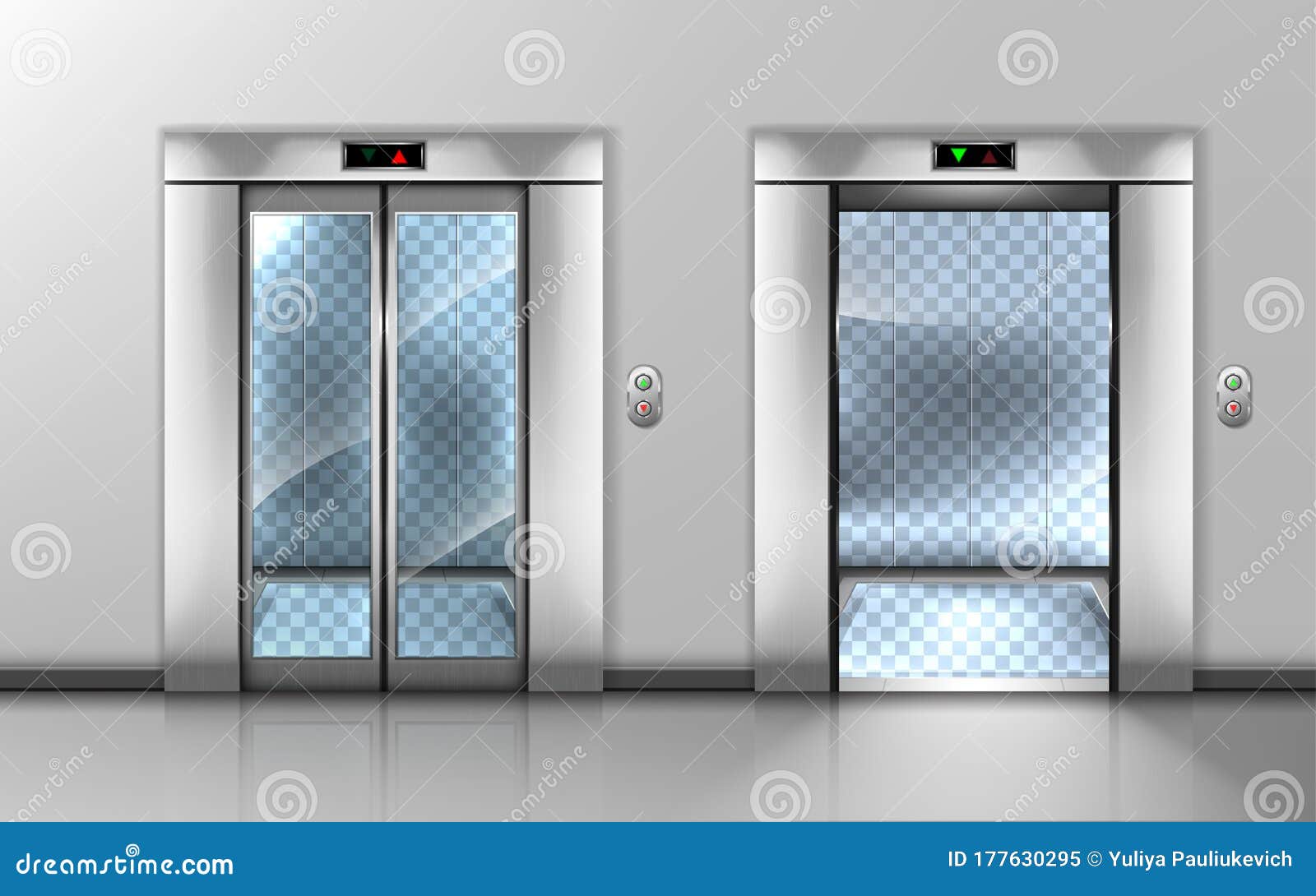 Empty Elevator Clipart