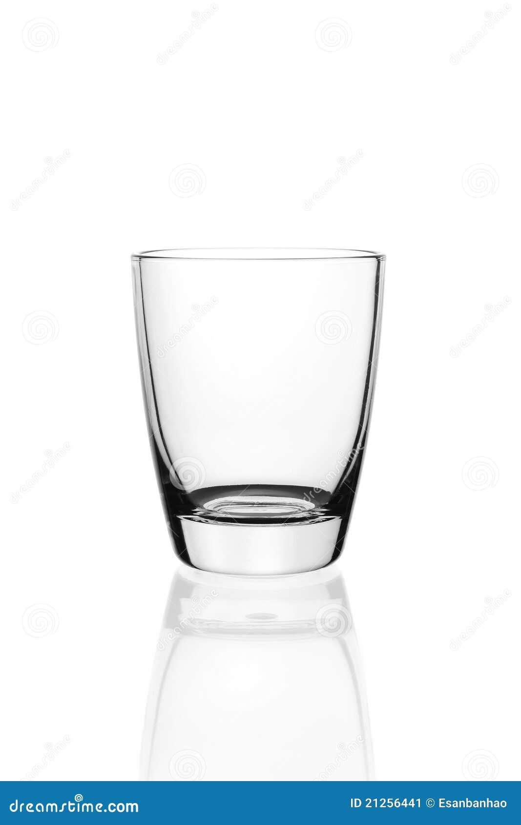 Empty glass isolated stock image. Image of tableware - 21256441