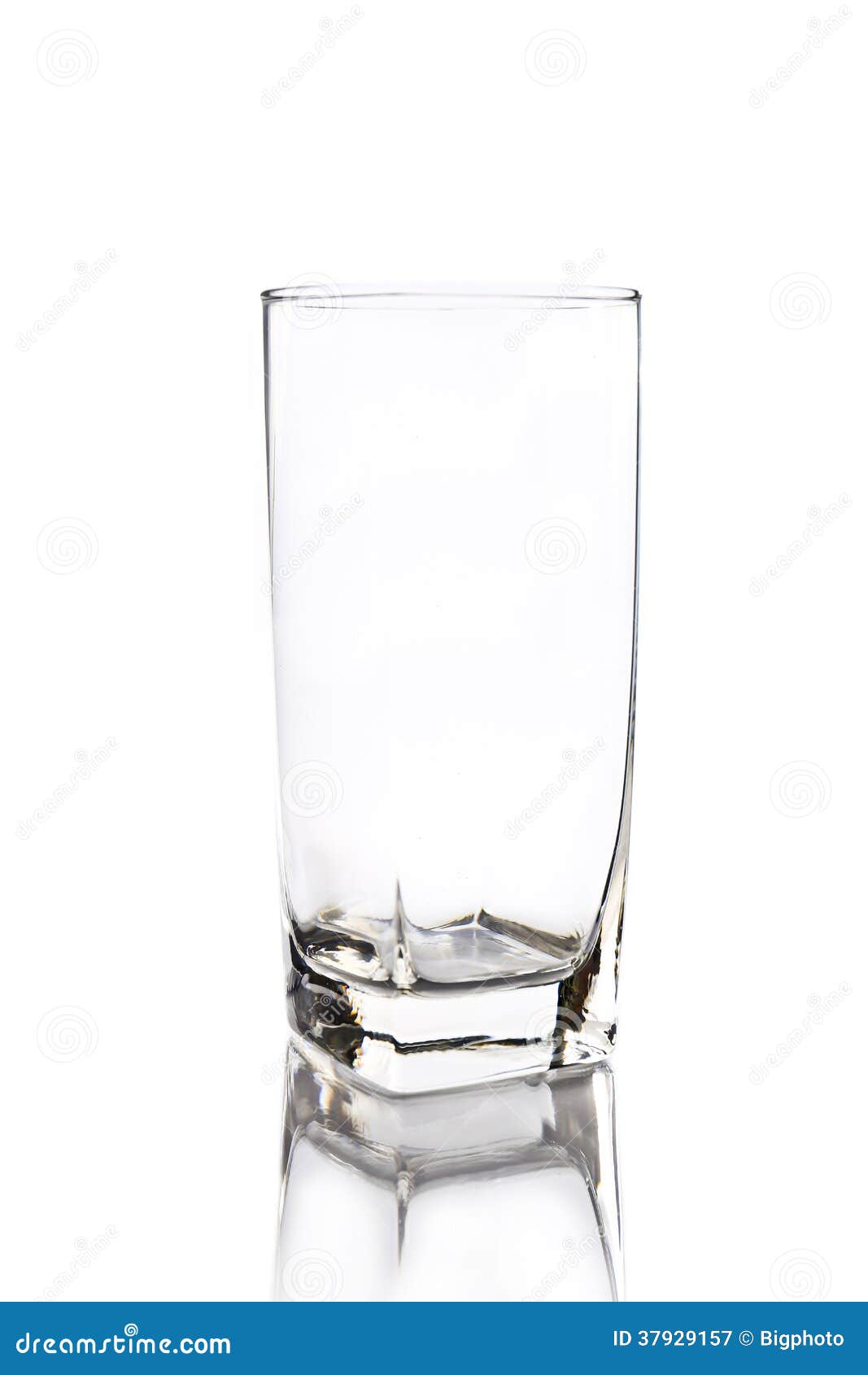 Empty Glass Isolated on White Stock Image - Image of party, glass: 37929157