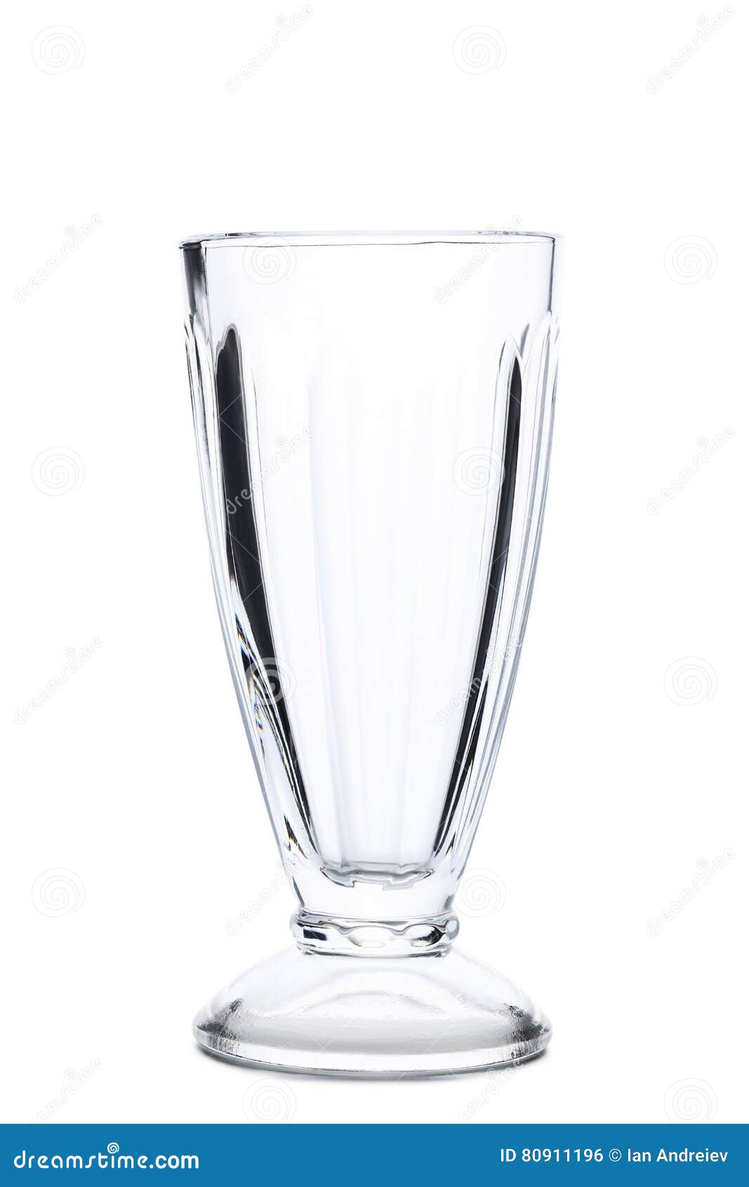 Empty glass stock photo. Image of beverage, glass, crystal - 80911196