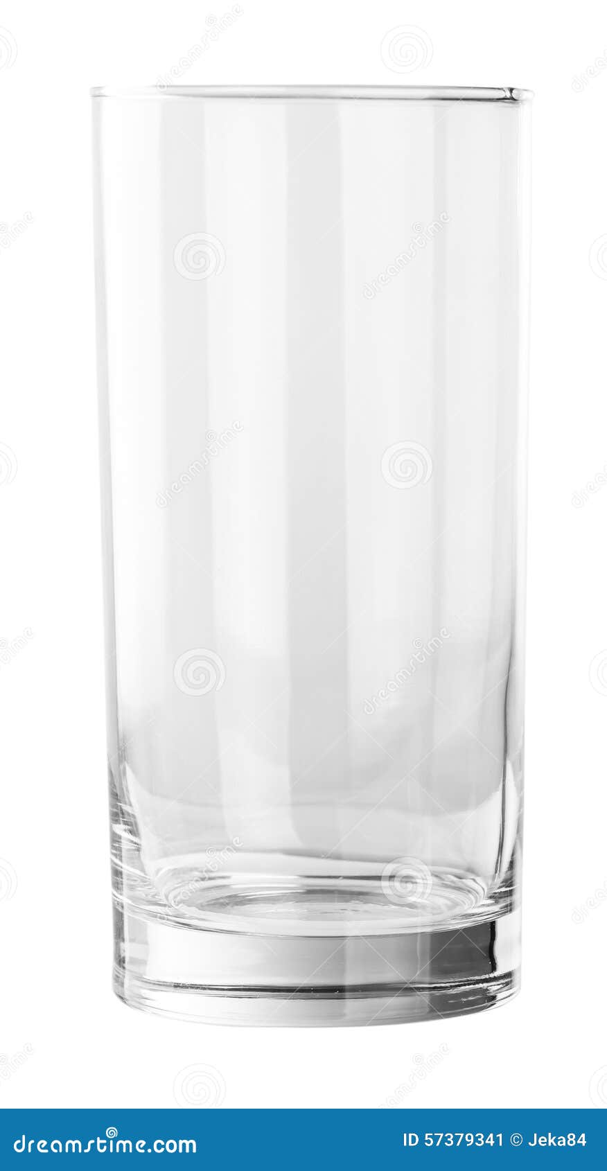 Empty glass isolated stock image. Image of reflection - 57379341