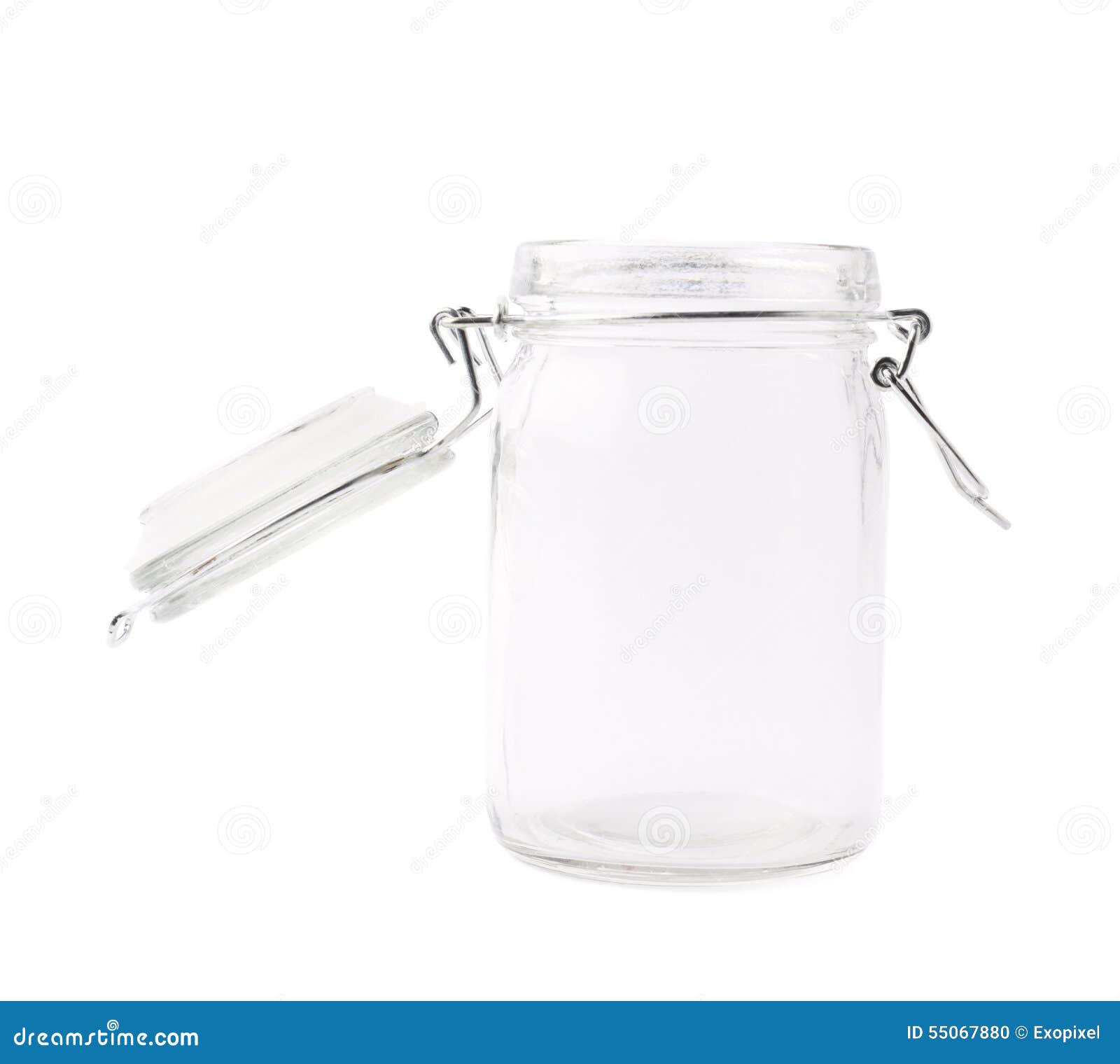 Empty glass jar isolated stock photo. Image of empty - 55067880