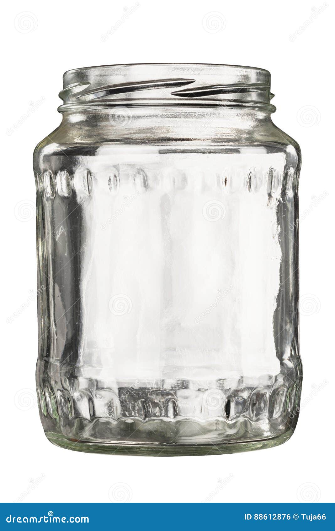 Empty glass jar stock photo. Image of fragile, design - 88612876